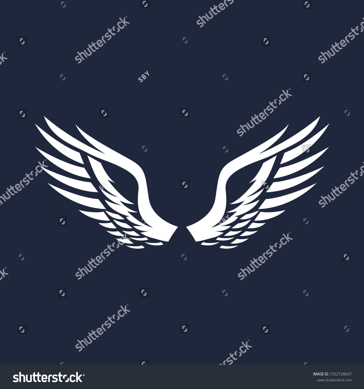 Wings Vector Logo Design Inspirations Stock Vector (Royalty Free ...