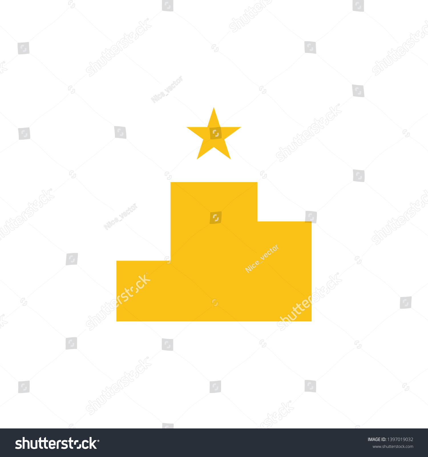 Winner Podium Graphic Design Template Vector Stock Vector (Royalty Free ...