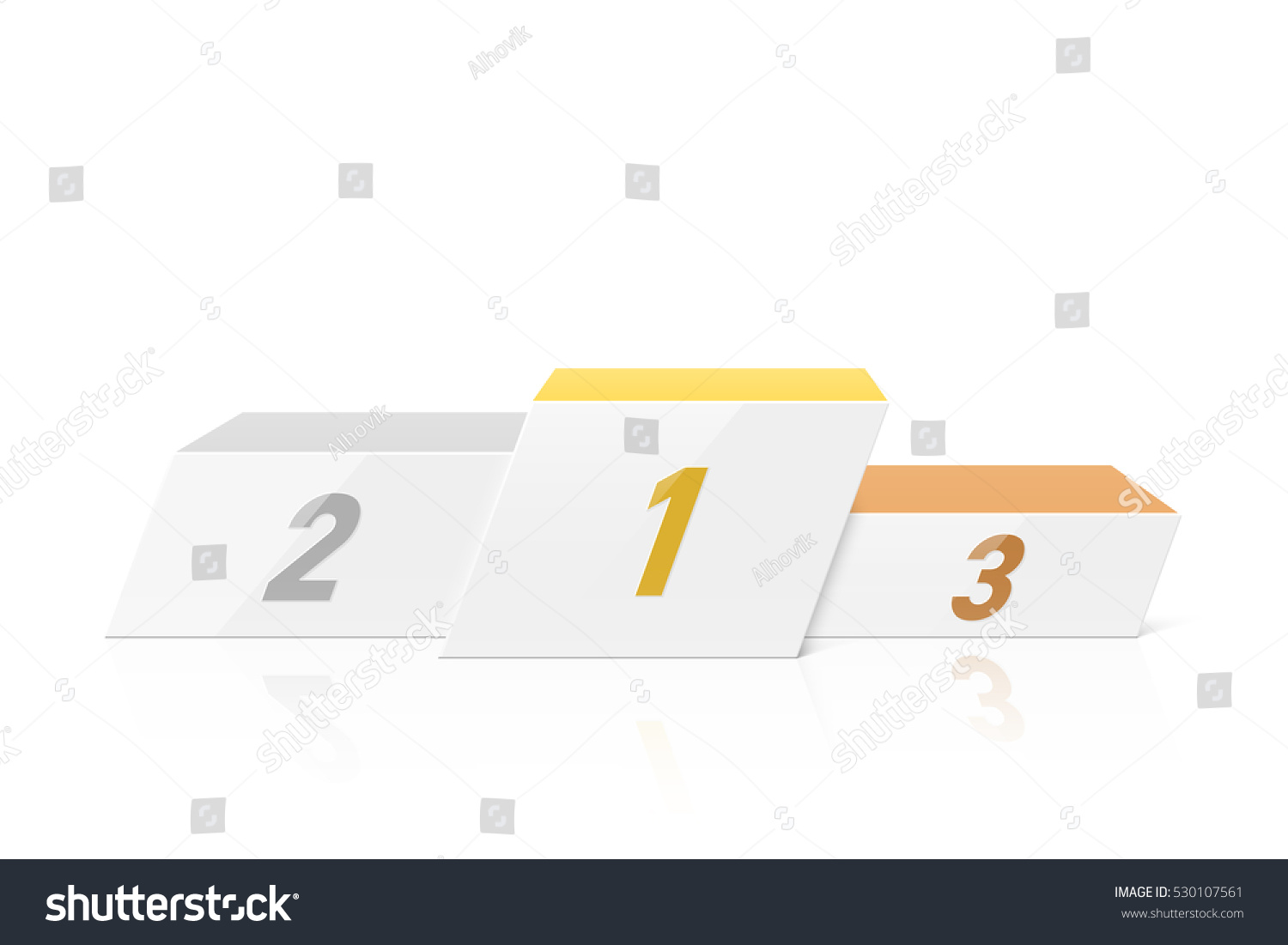 Winners Podium Vector Illustration Stock Vector (Royalty Free ...