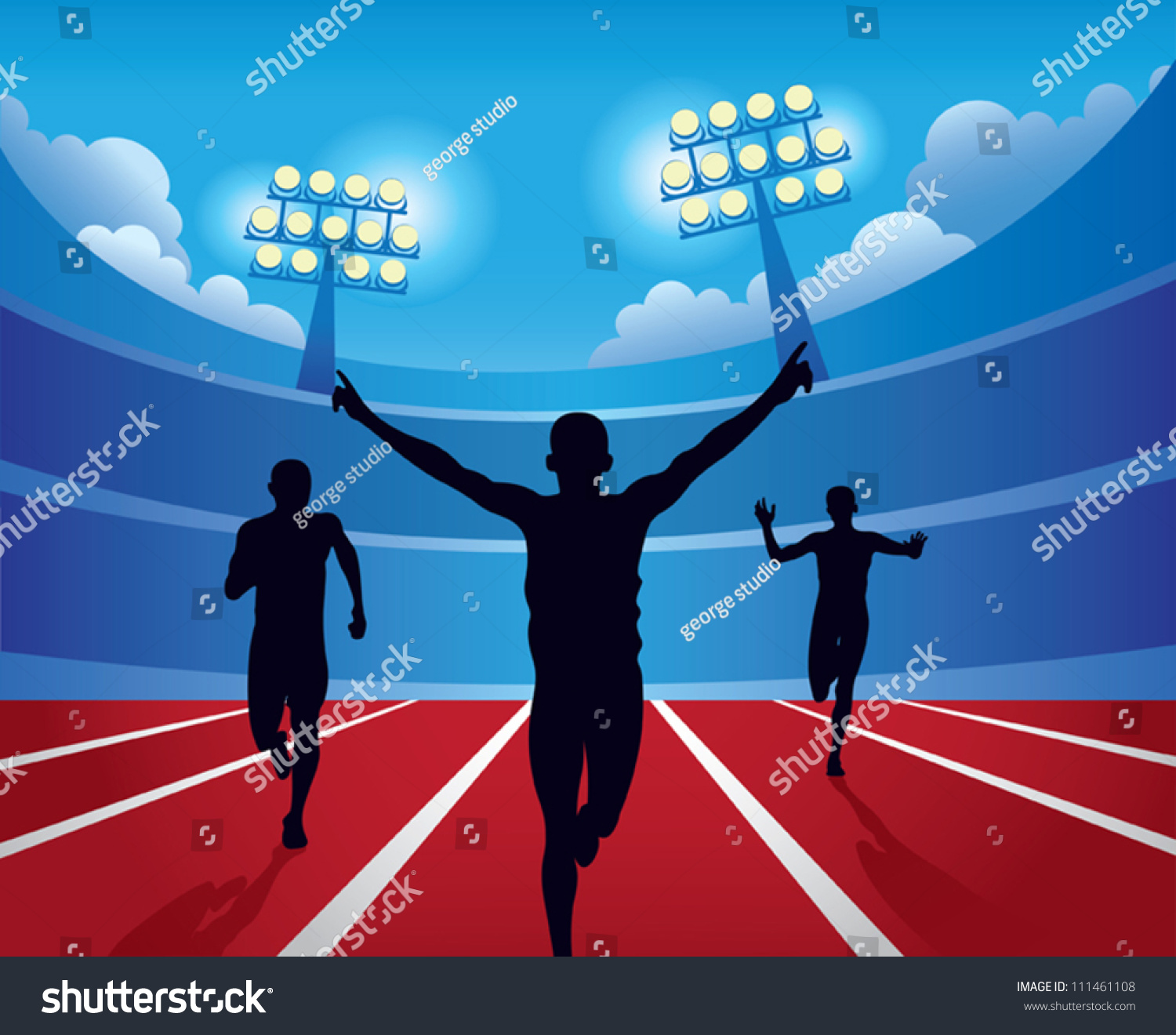 Winning First Place Stock Vector (Royalty Free) 111461108