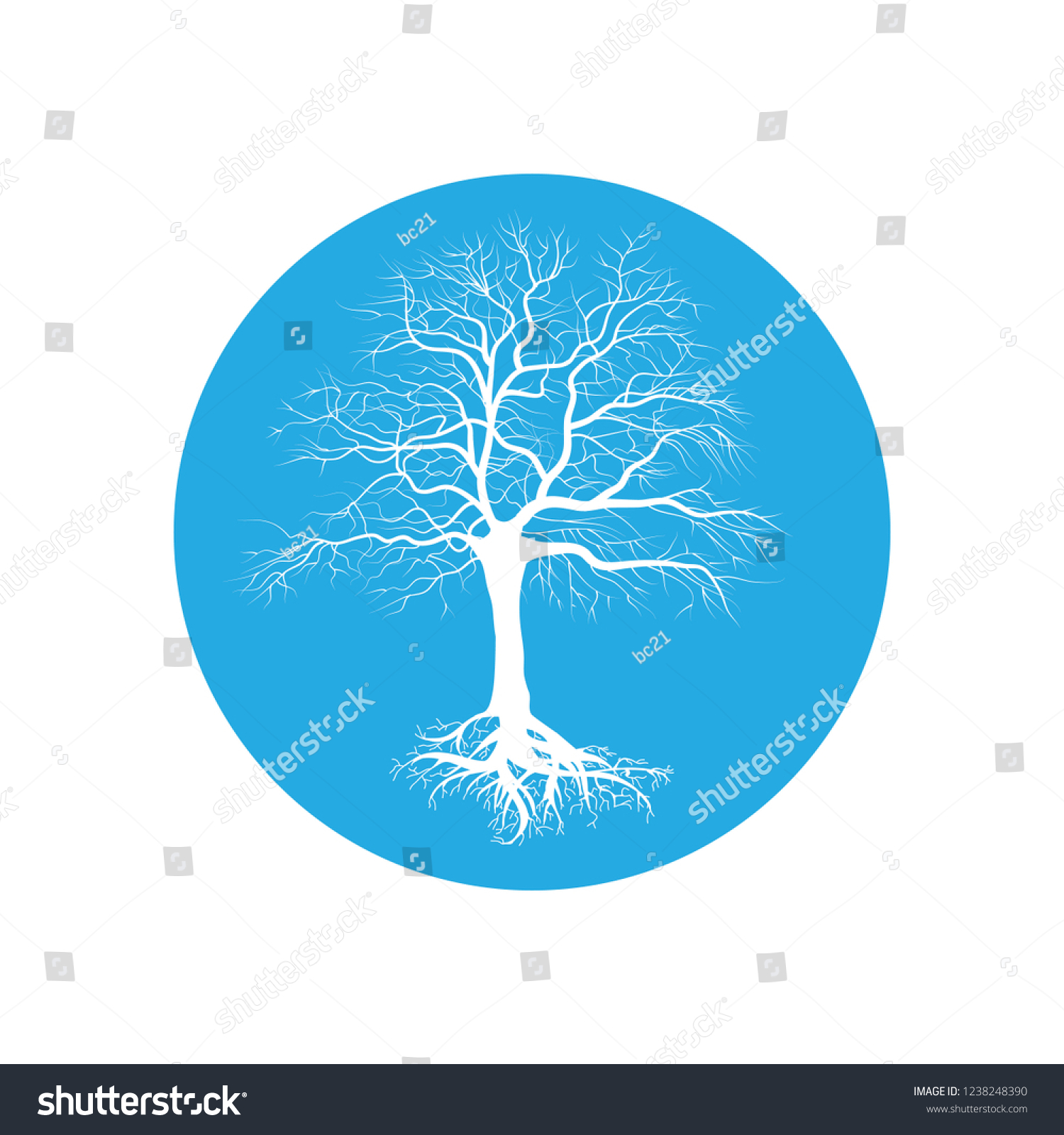 Winter Tree Logo Icon Stock Vector (Royalty Free) 1238248390 | Shutterstock