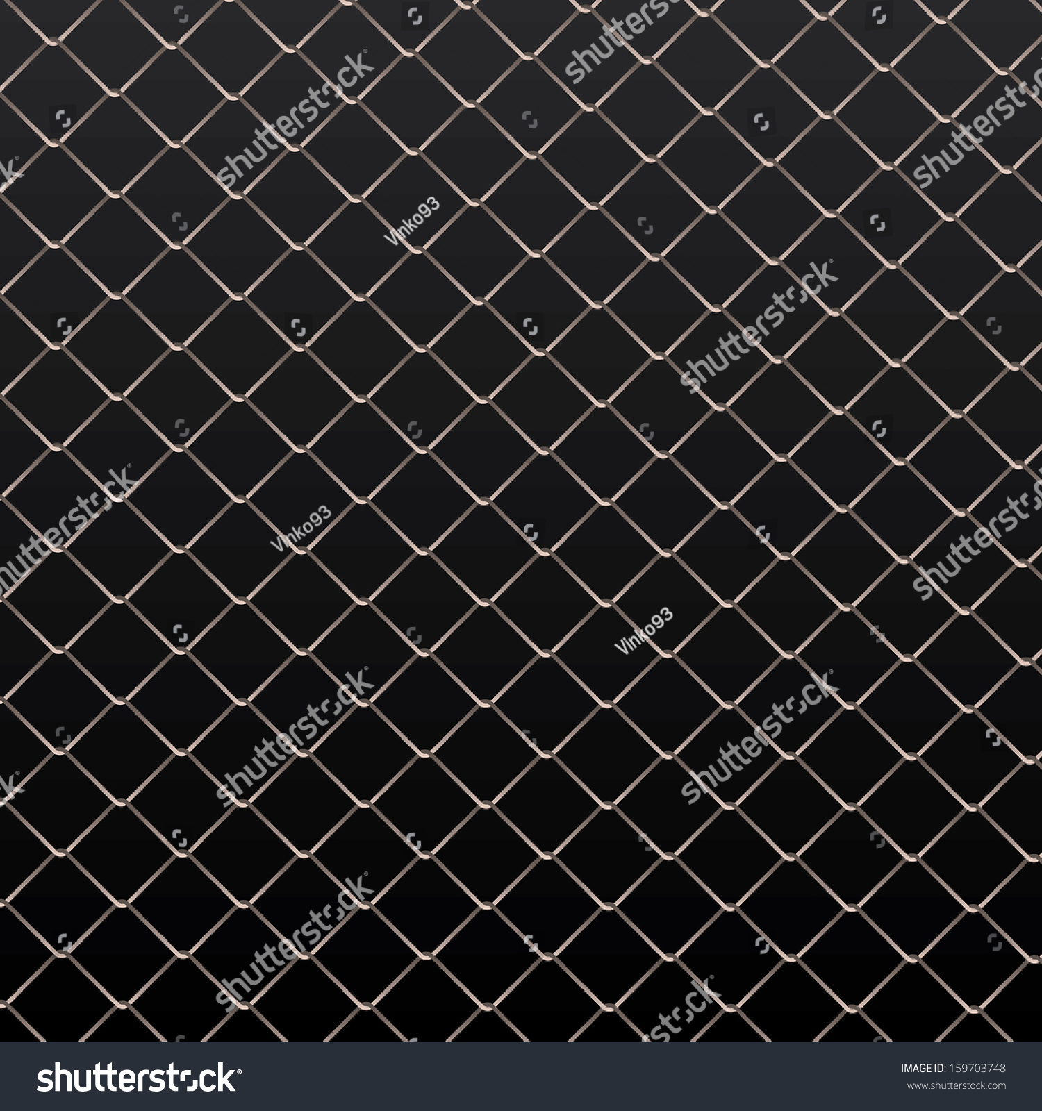 Wire Fence Vector Background Stock Vector (Royalty Free) 159703748 ...