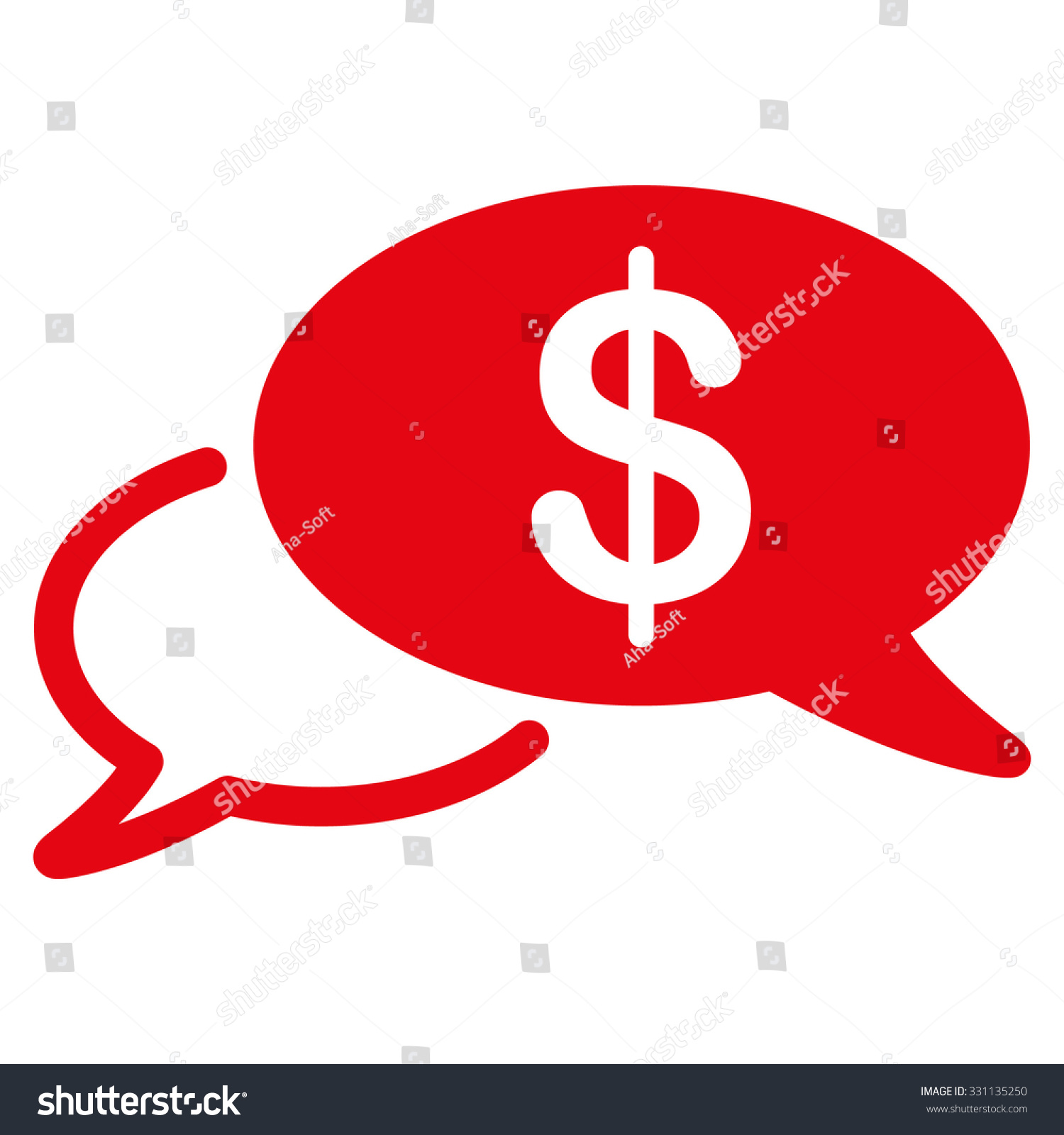 Wire Transfer Vector Icon Style Flat Stock Vector (Royalty Free) 331135250