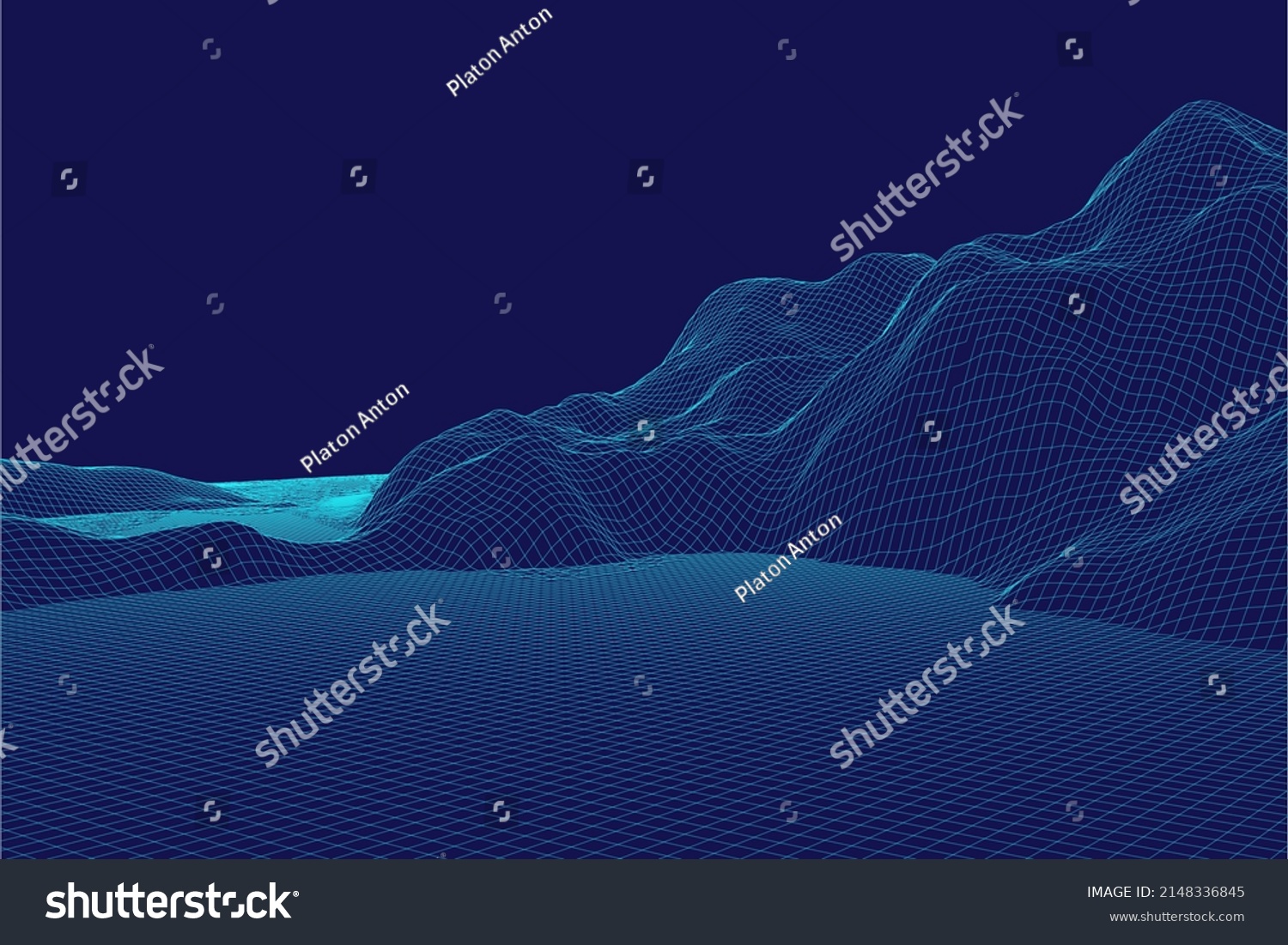 Wireframe Abstract Background Wireframe Science Backdrop Stock Vector ...