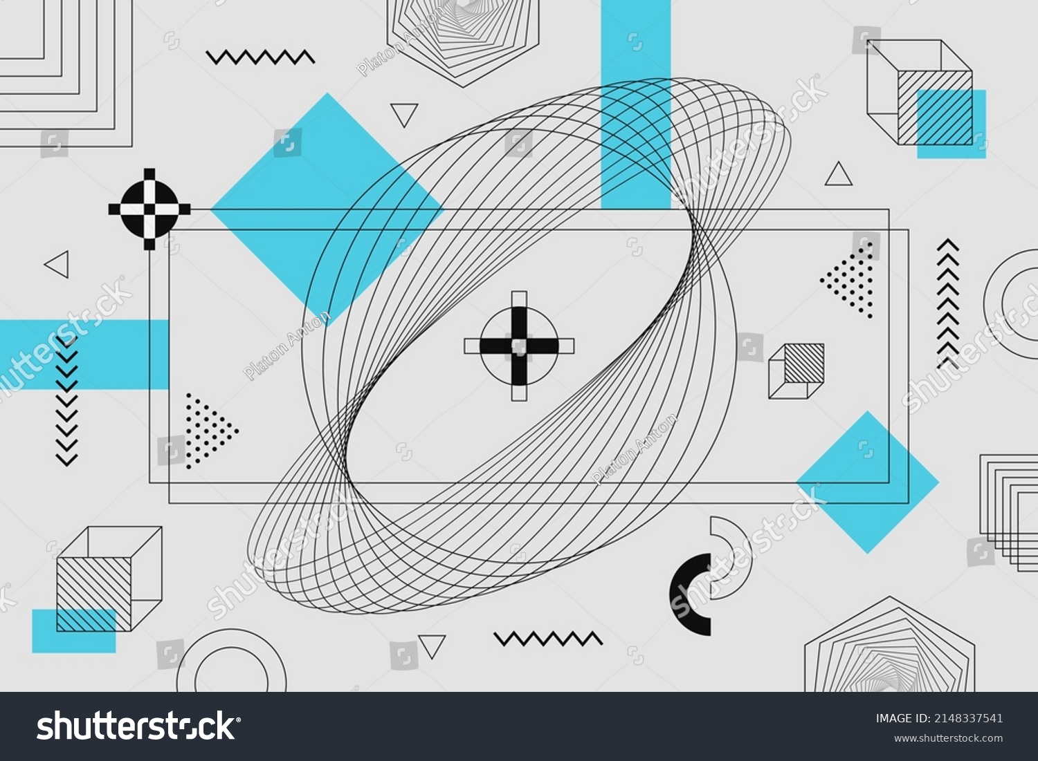 Wireframe Abstract Background Wireframe Science Backdrop Stock Vector ...