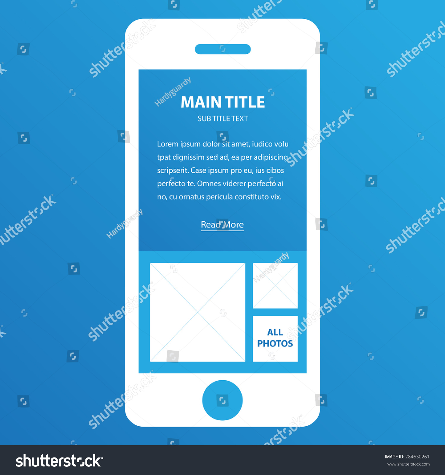 Wireframe Mobile App Ui Kit About: เวกเตอร์สต็อก (ปลอดค่าลิขสิทธิ์ ...