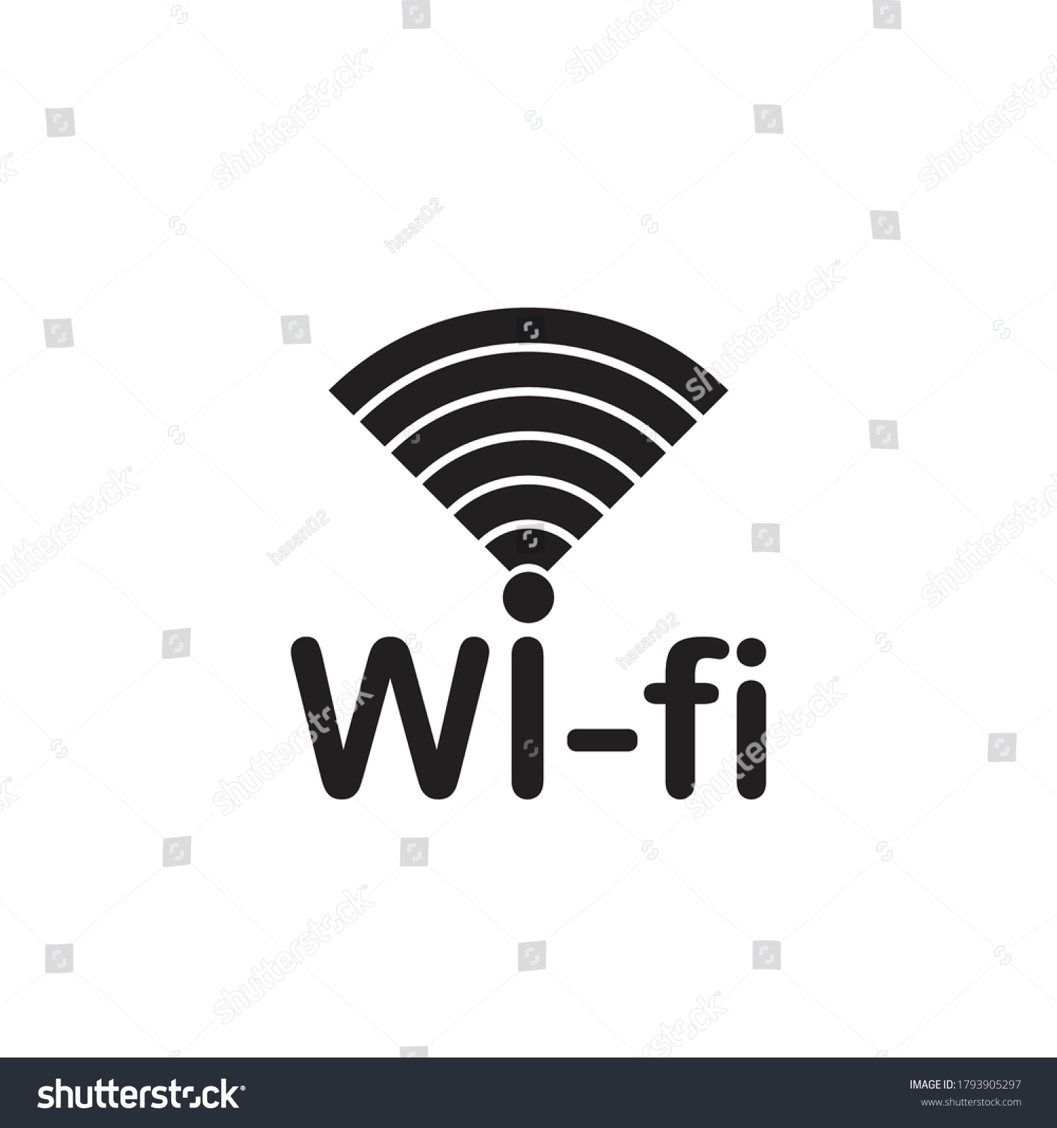 Wireless Logo Template Vector Illustration Stock Vector (Royalty Free ...