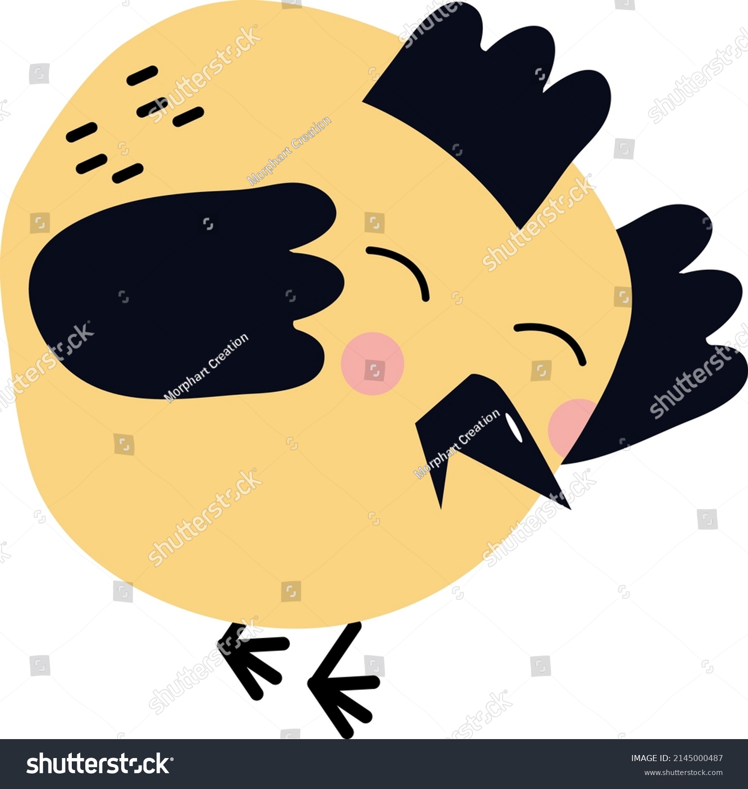 Wise Bird Illustration Vector On White Stock Vector (Royalty Free ...