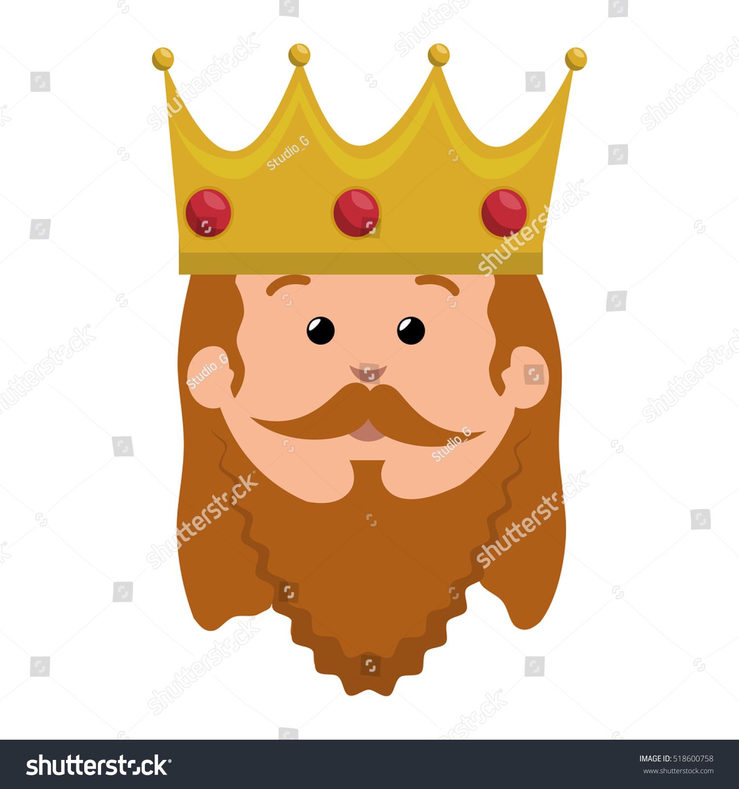 Wise Man Epiphany Manger Character Stock Vector (Royalty Free ...