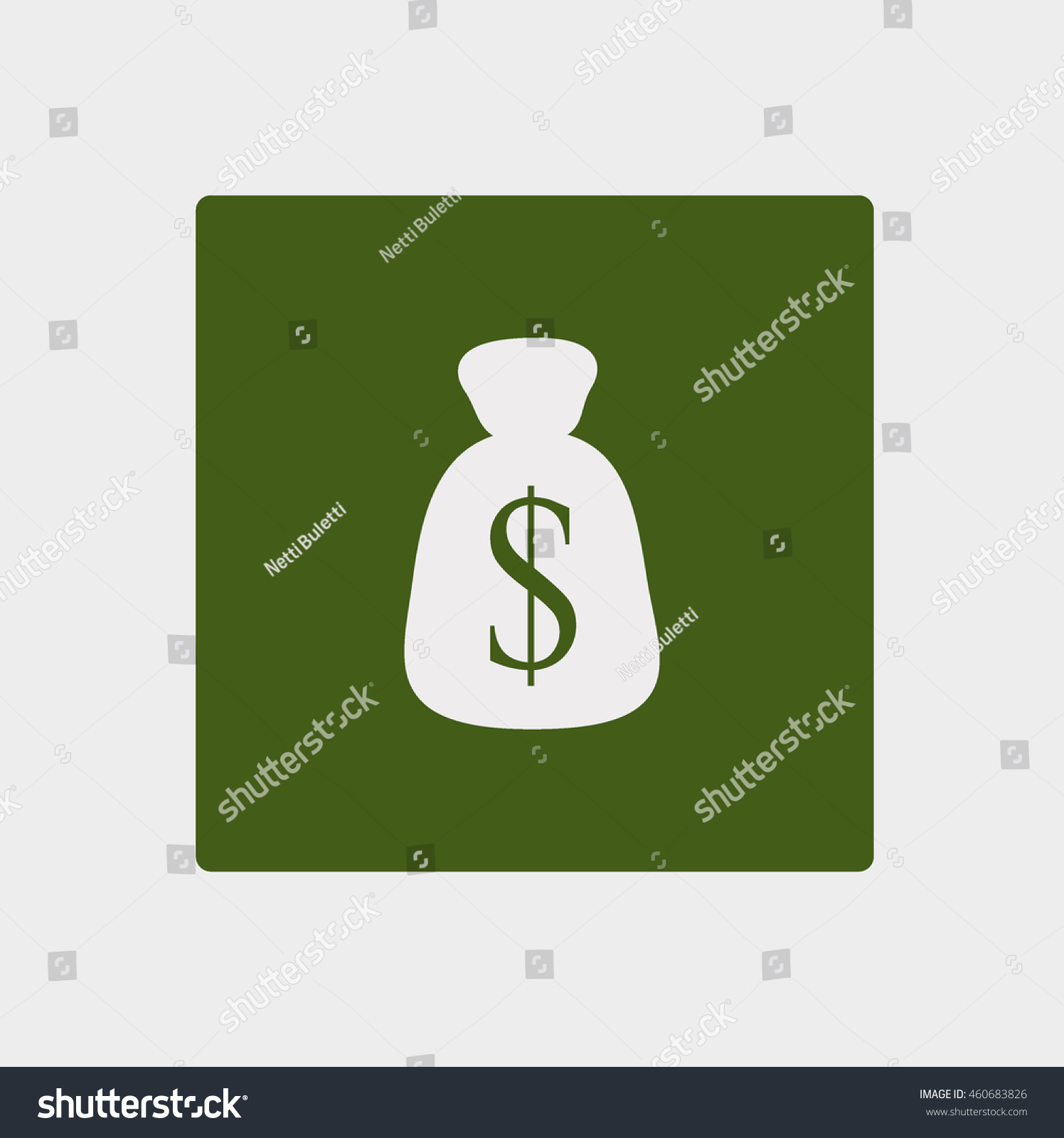 Dollar Sign Sack Stock Vector (Royalty Free) 460683826 | Shutterstock