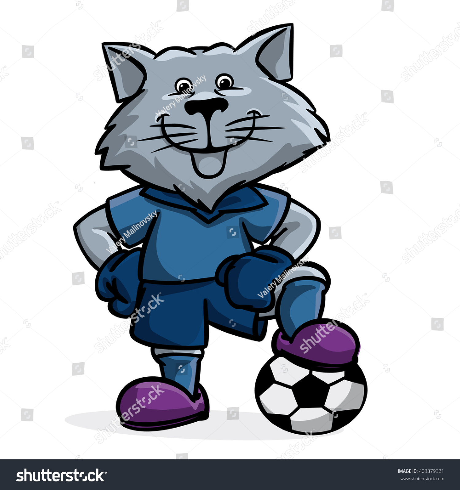 Wolf Football Player Stock Vector (Royalty Free) 403879321 | Shutterstock