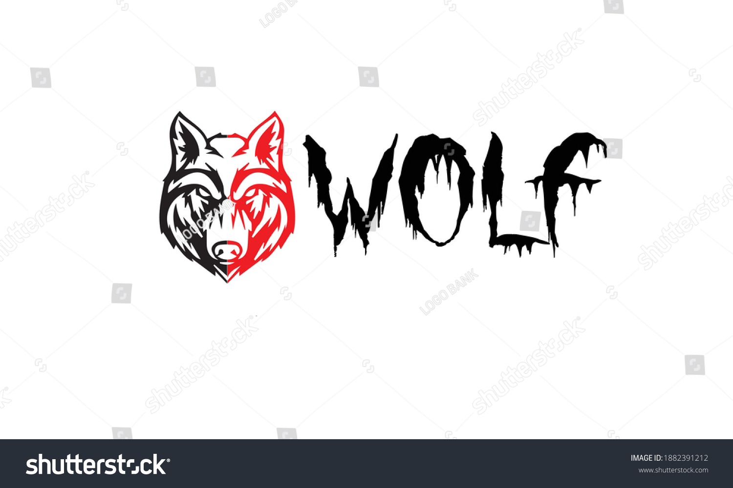 Wolf Icon Monogram Letter Text Alphabet Stock Vector (Royalty Free ... Wolf Icon Monogram Letter Text Alphabet Stock Vector (Royalty Free ...