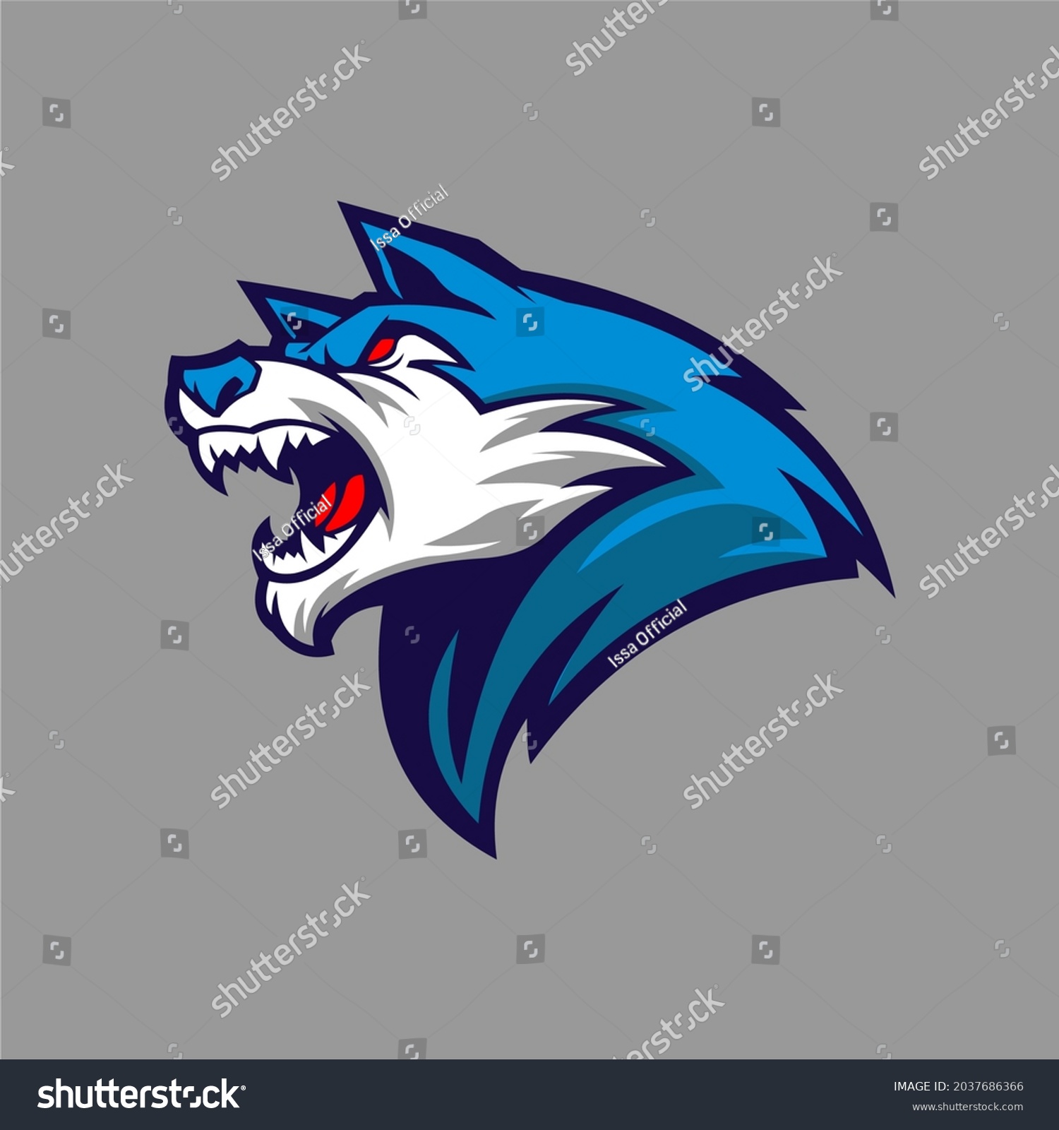 Wolves Gaming Logo High Res Stock Vector (Royalty Free) 2037686366 ...