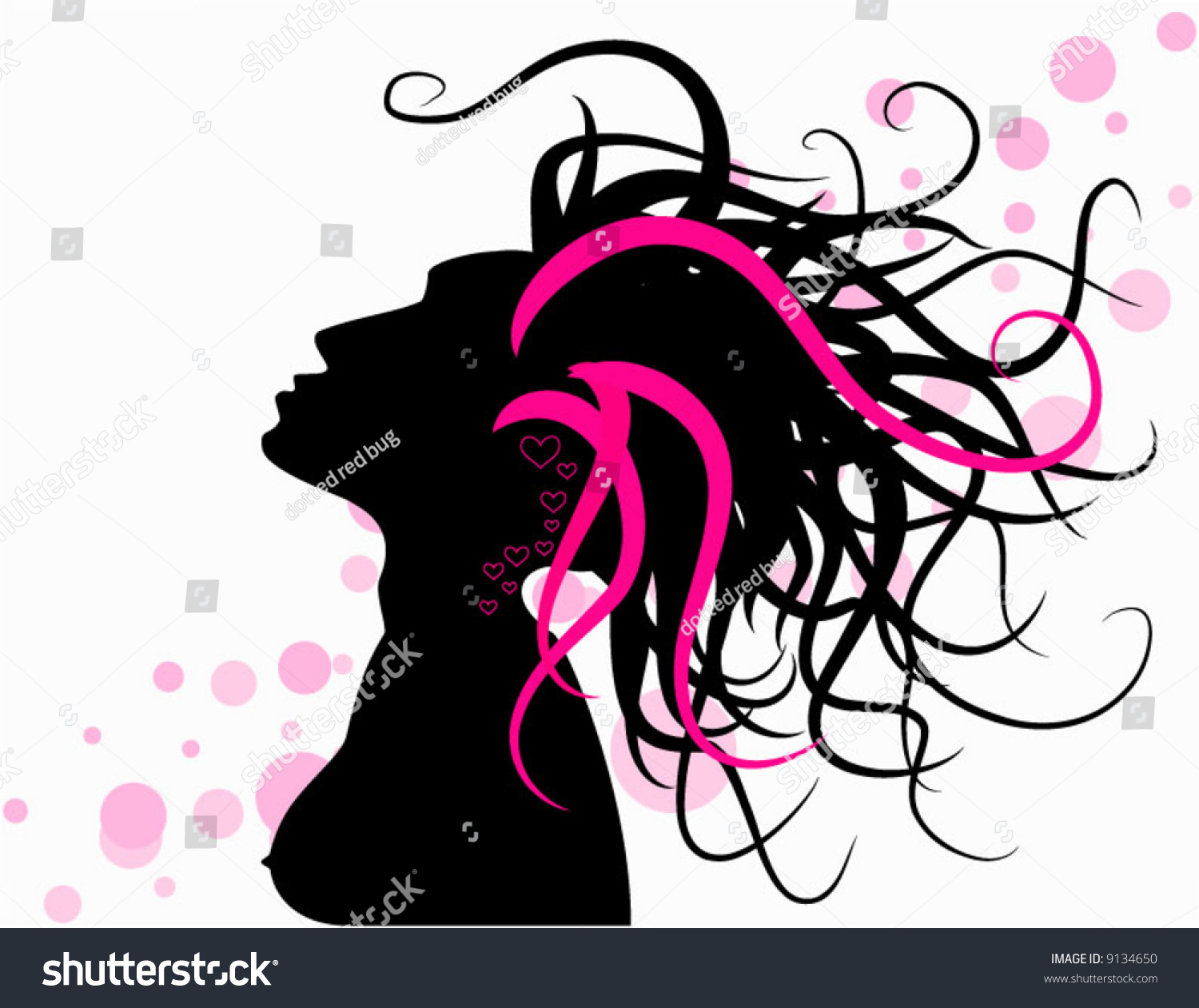 Woman Head Vector Stock Vector (Royalty Free) 9134650 | Shutterstock