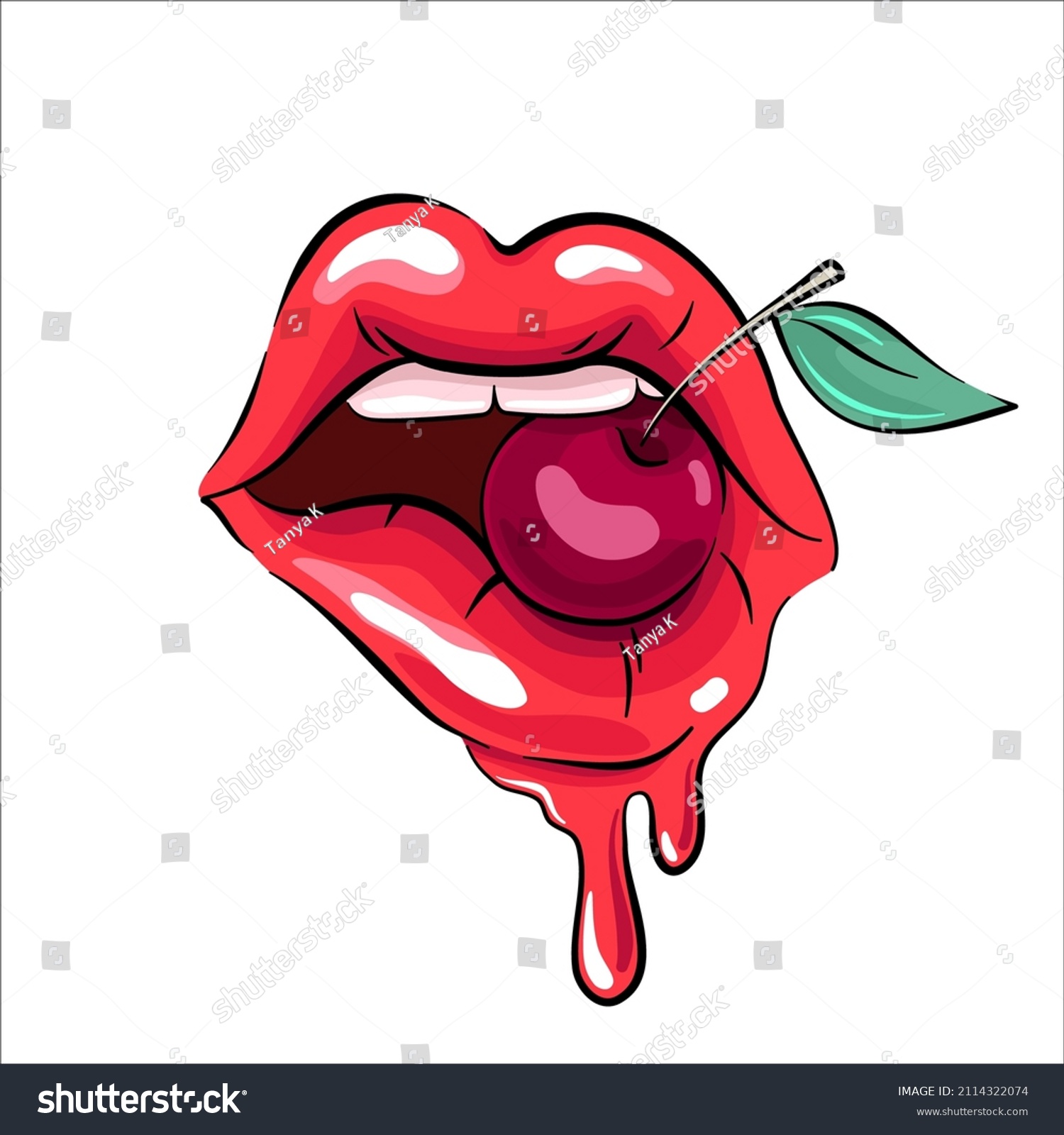 10,922 Cherry lip Images, Stock Photos & Vectors | Shutterstock