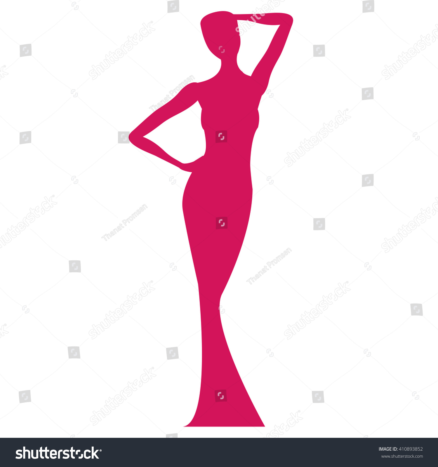 Women Body Shape Vector Stock Vector (Royalty Free) 410893852 ...