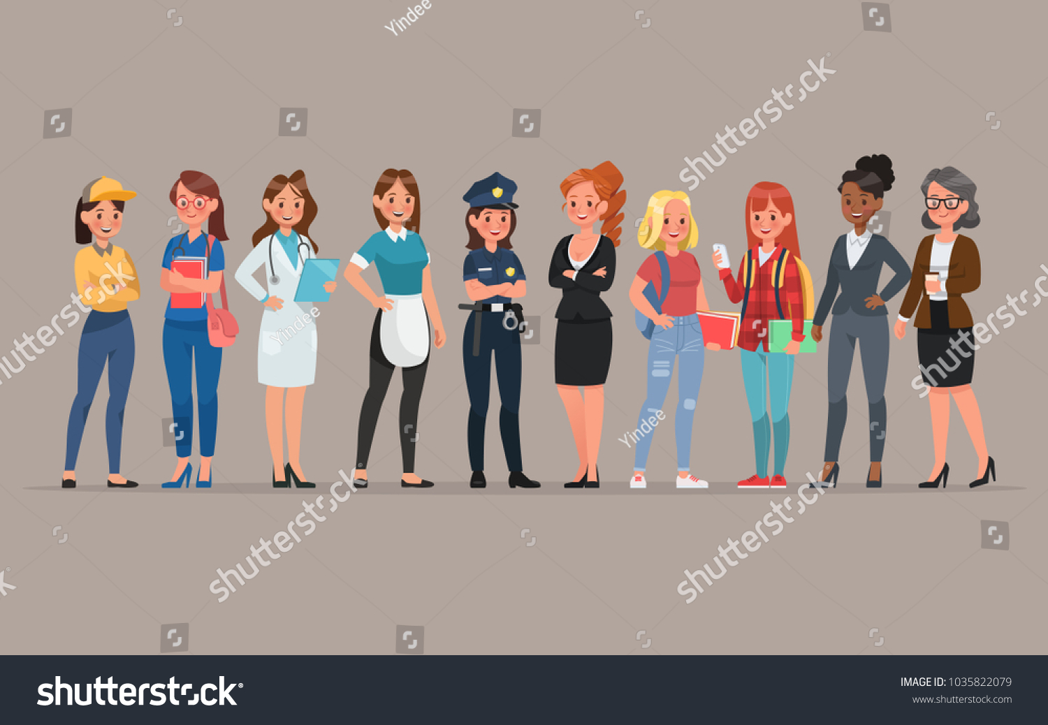17,404 Women different professions Images, Stock Photos & Vectors ...