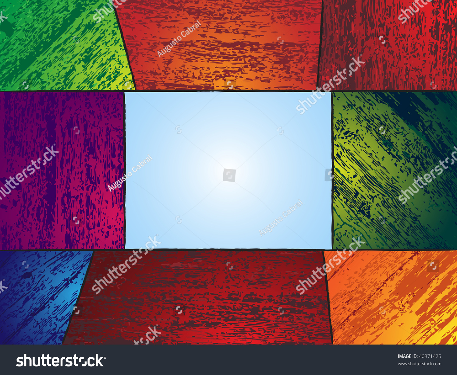Wood Colored Background Text Box Vector Stock Vector (Royalty Free ...