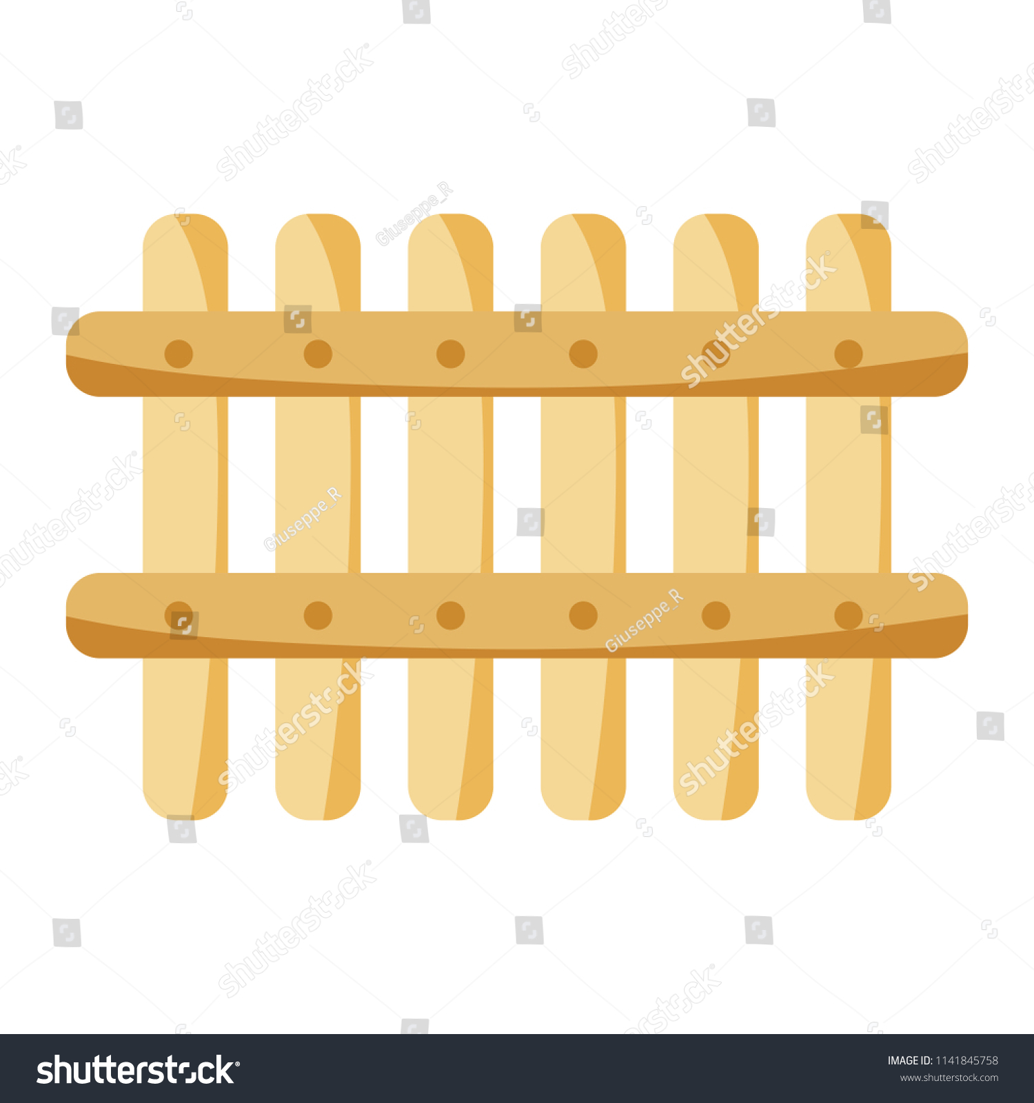 Wood Grillage Texture Structure Style Stock Vector (Royalty Free ...