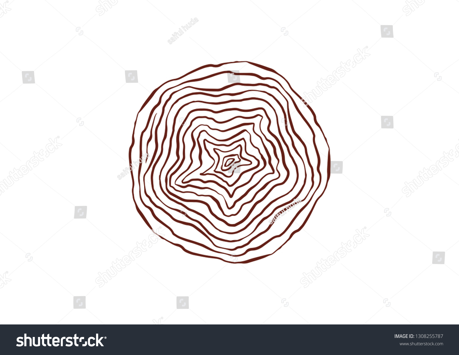 Wood Texture Design Silhouette Vector Stock Vector (Royalty Free ...