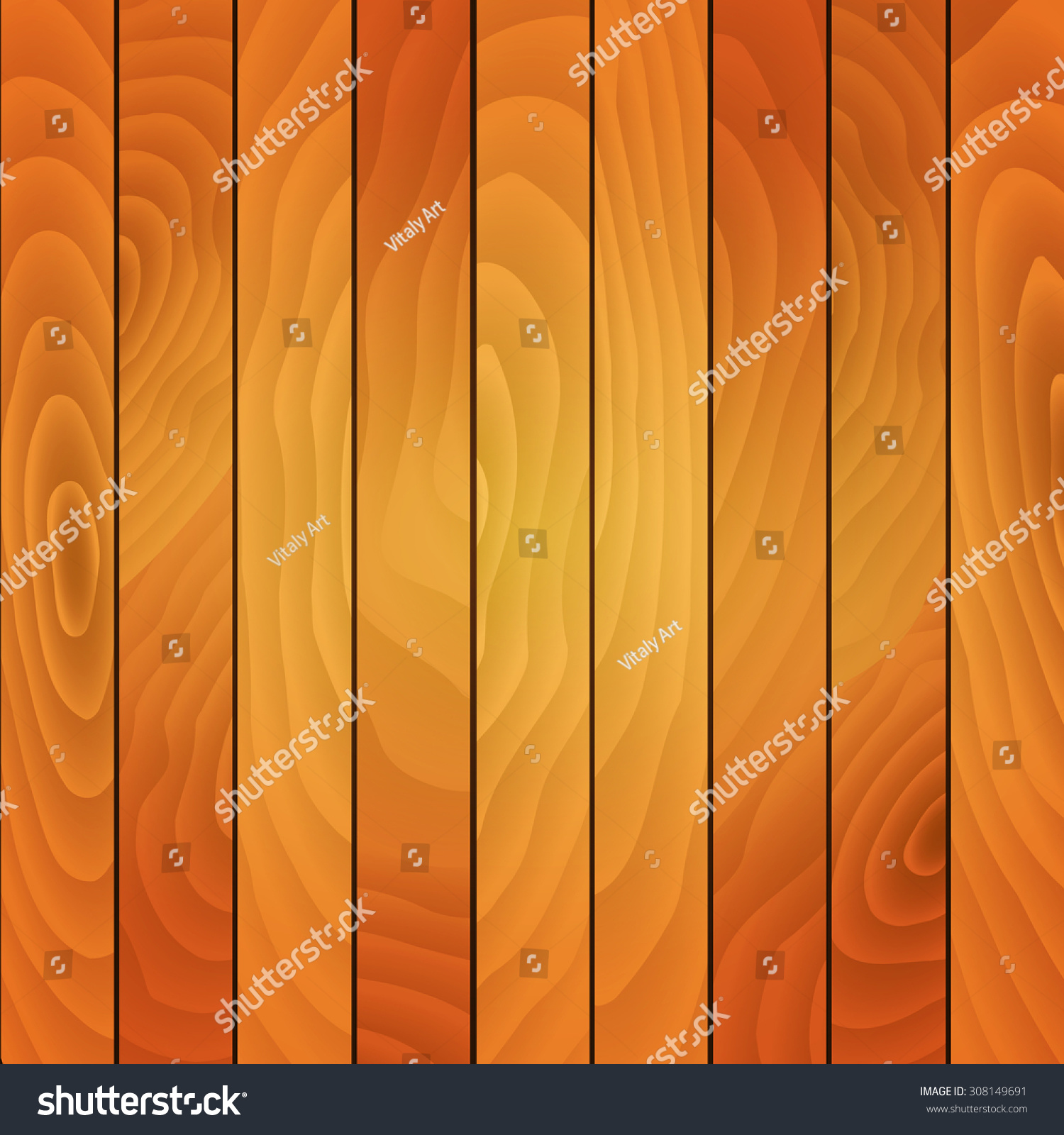 Wooden Boards Vector Background Stock Vector (Royalty Free) 308149691 ...