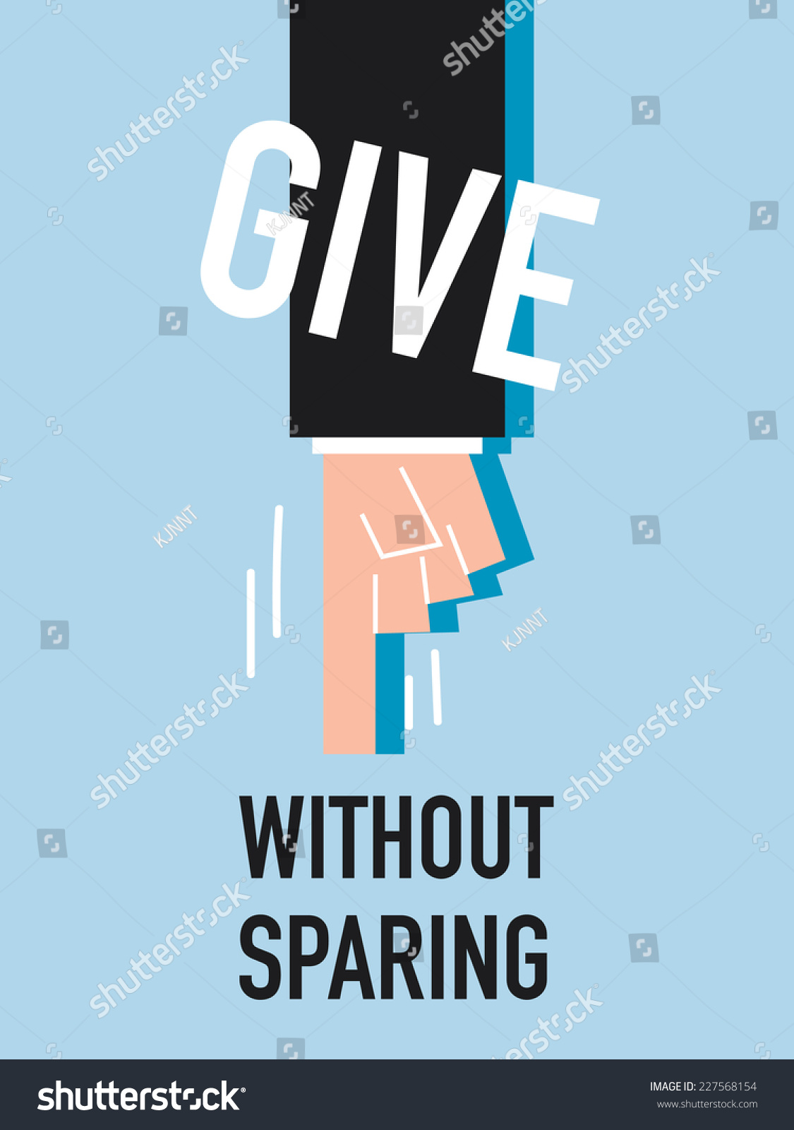 Word Give Vector Illustration Stock Vector (Royalty Free) 227568154 ...