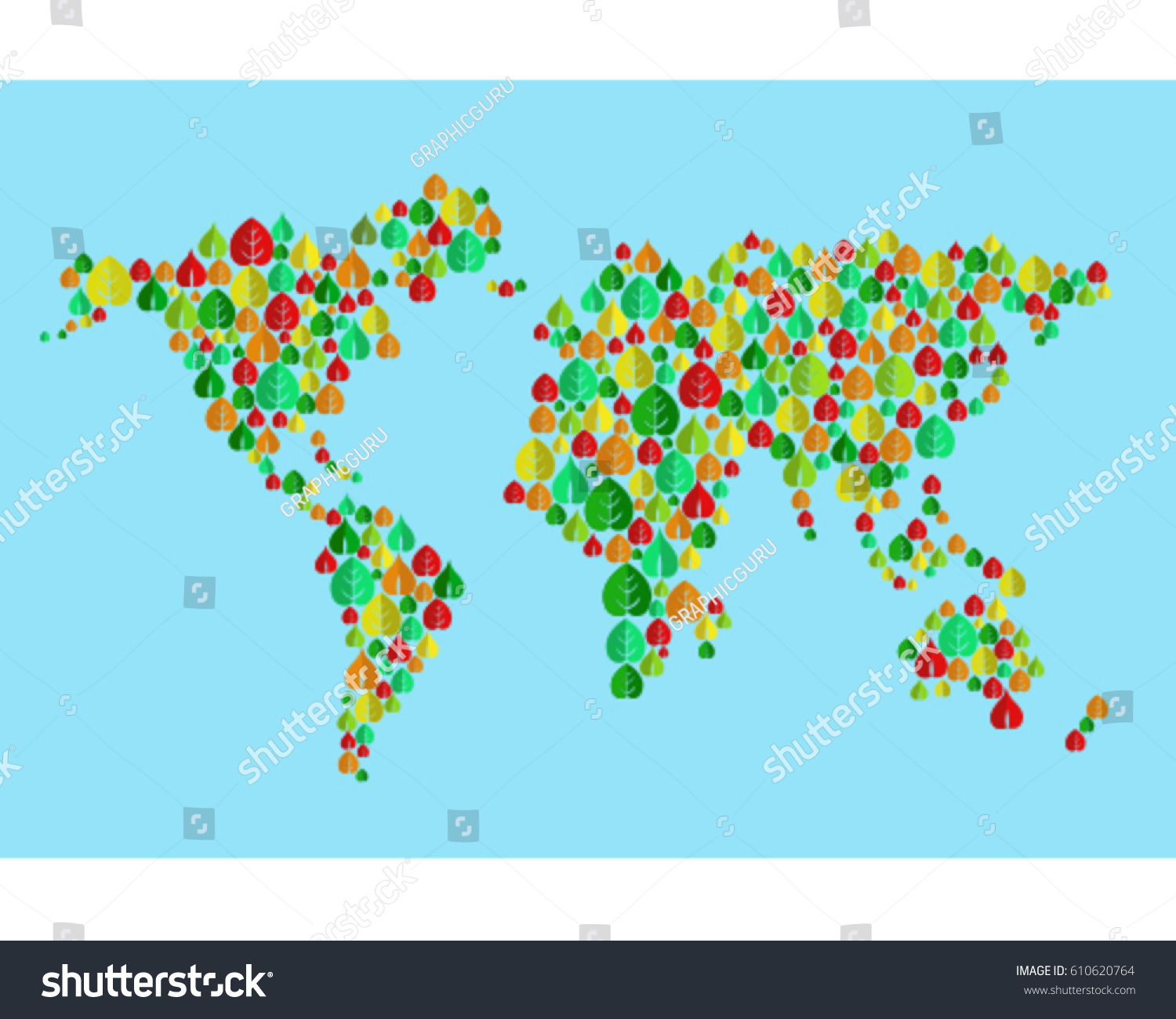 Word Map Leaf Silhouette: เวกเตอร์สต็อก (ปลอดค่าลิขสิทธิ์) 610620764 ...