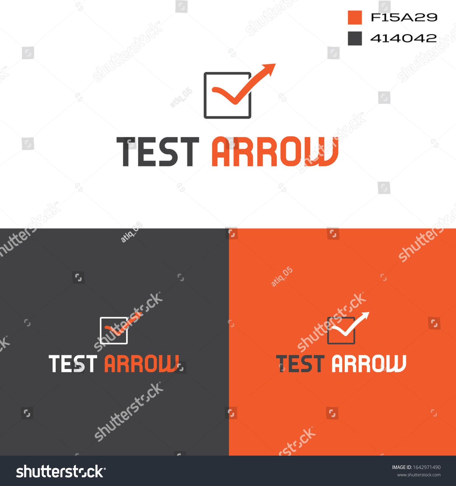 Word Mark Sample Logo Design Vector: vector de stock (libre de regalías ...
