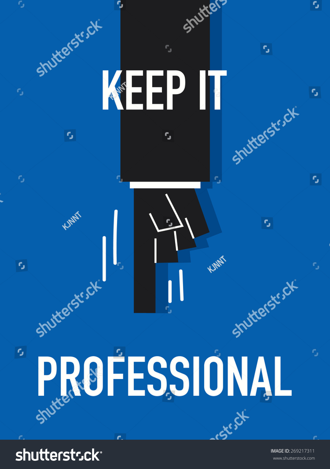 Words Keep Professional Stock Vector (Royalty Free) 269217311 ...