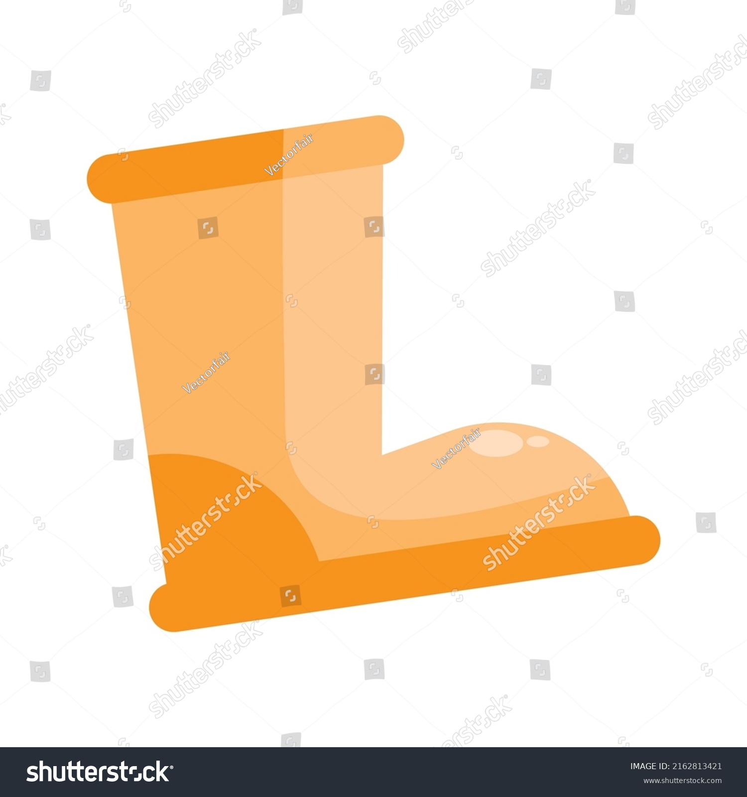 Work Safety Boot Equipment Icon Stock Vector (Royalty Free) 2162813421 ...