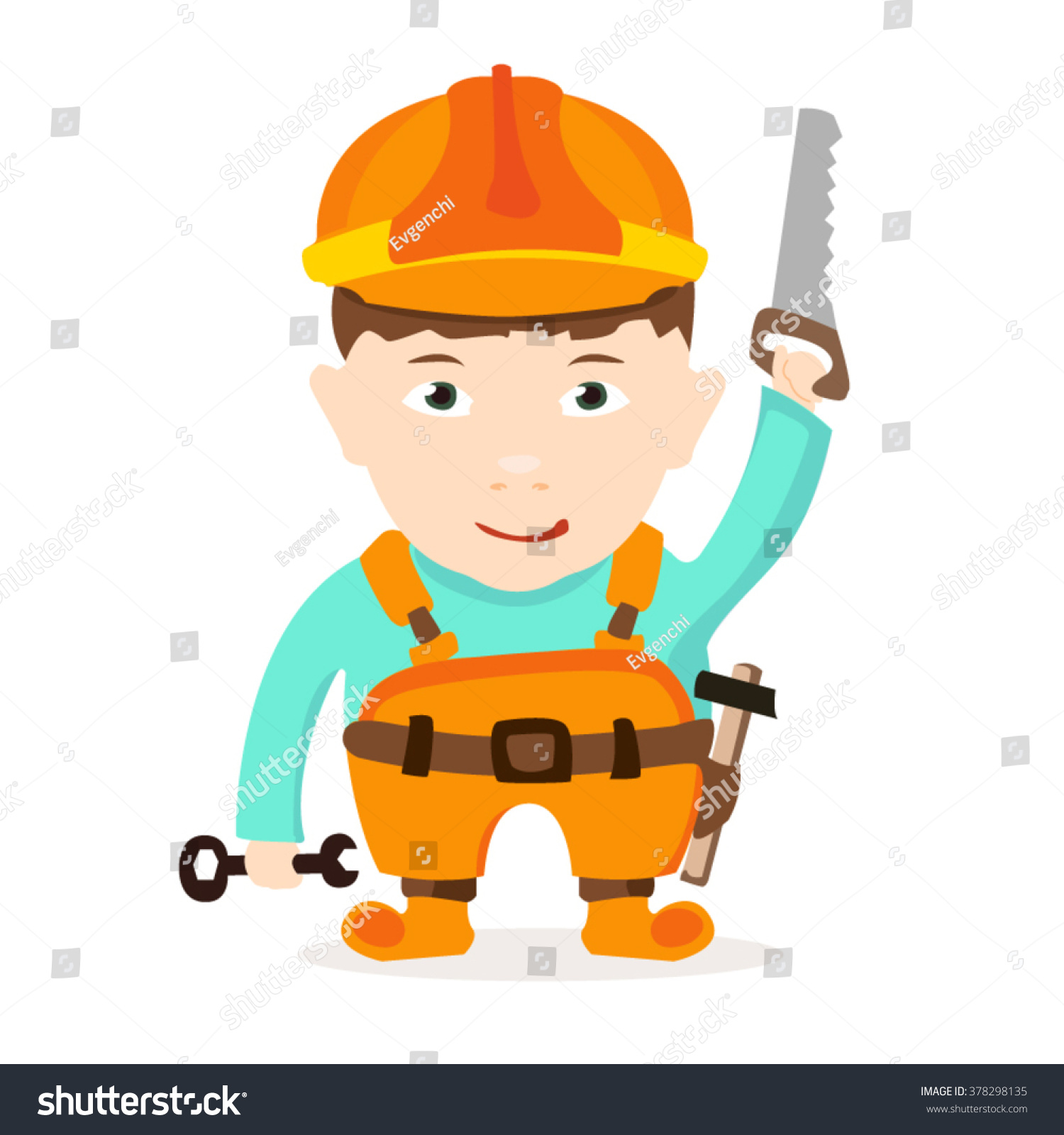 Worker Stock Vector (Royalty Free) 378298135 | Shutterstock