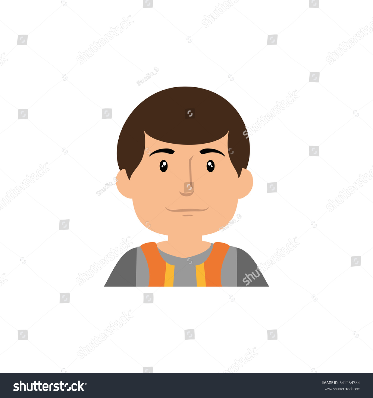 Worker Man Cartoon Stock Vector (Royalty Free) 641254384 | Shutterstock