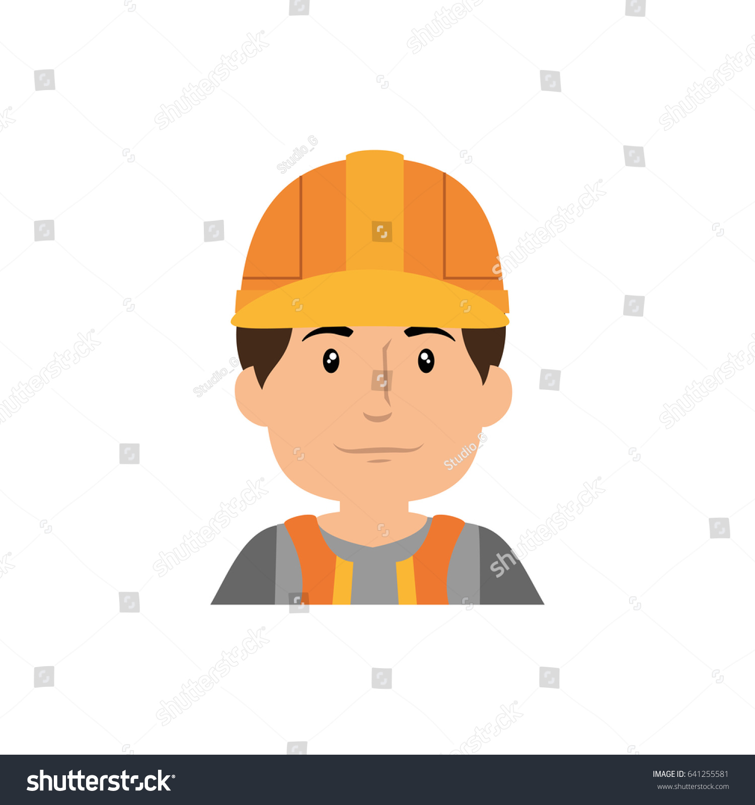 Worker Man Cartoon Stock Vector (Royalty Free) 641255581 | Shutterstock