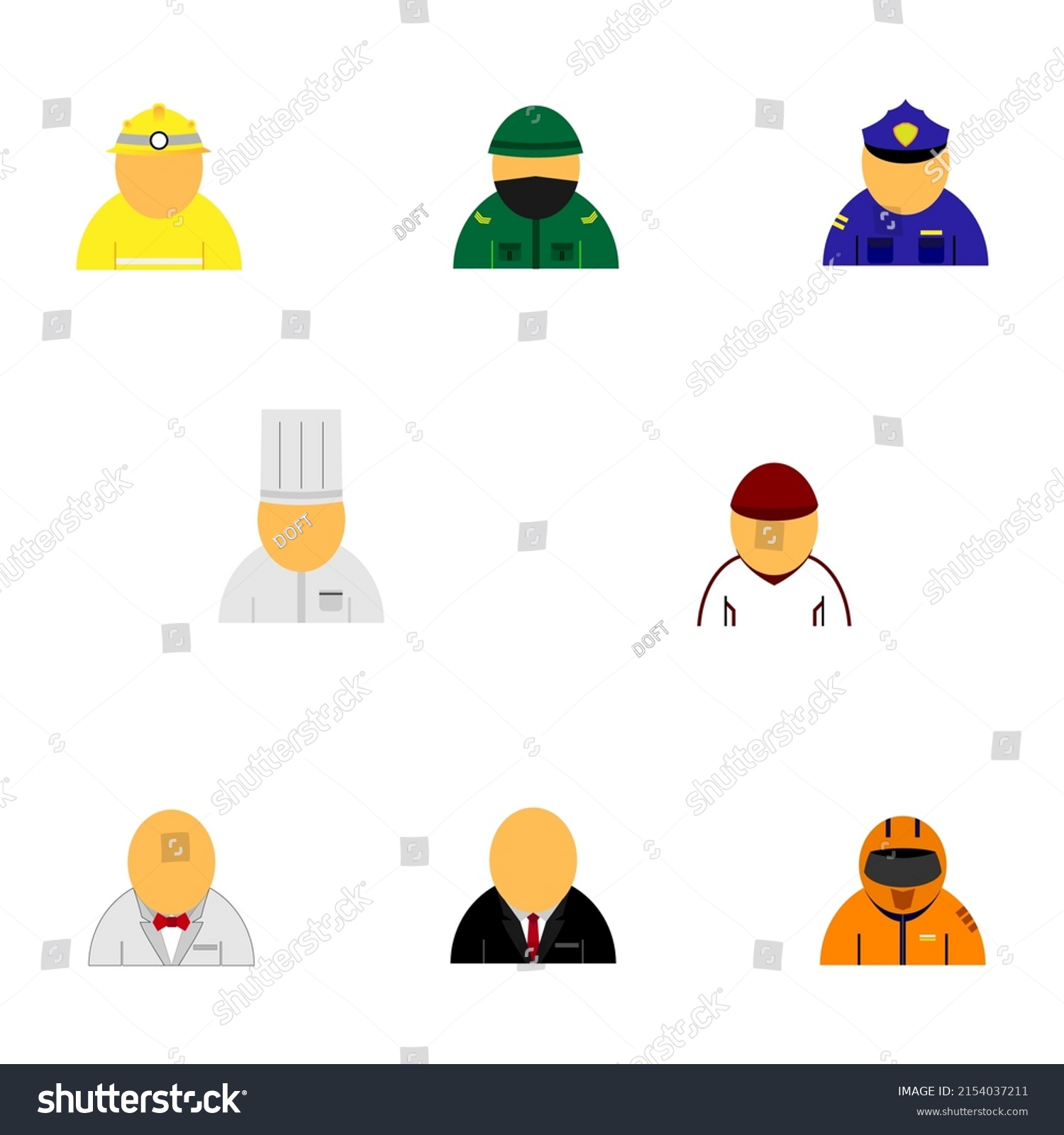Worker Symbol Vector Illustration White Background Stock Vector ...