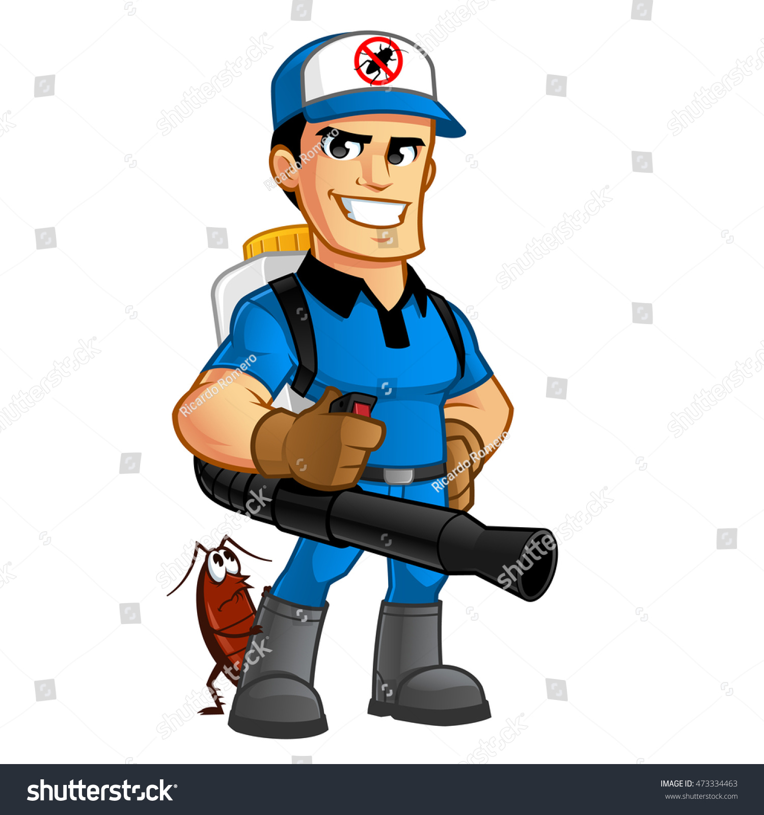 4,440 Exterminator cartoon Images, Stock Photos & Vectors | Shutterstock