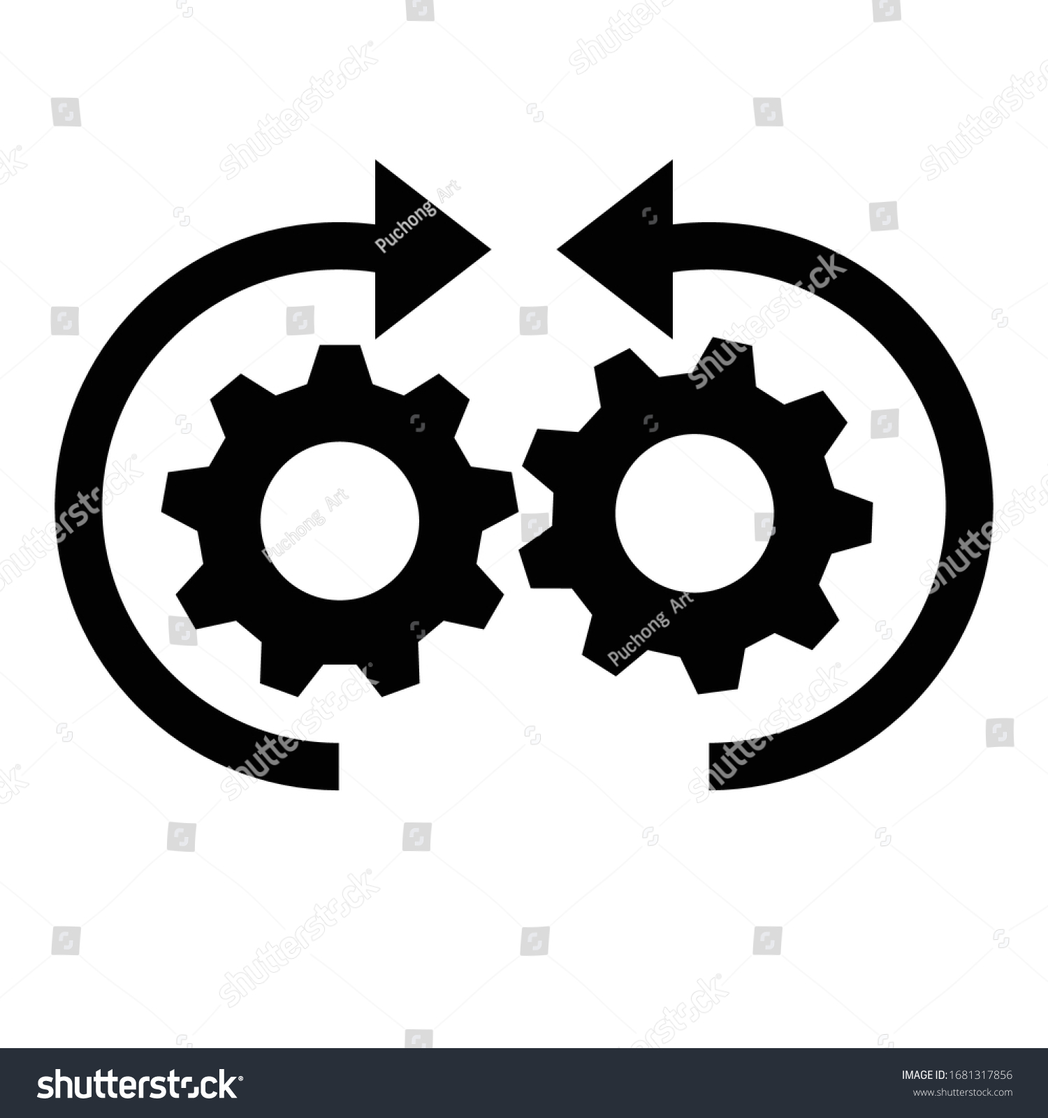 icono de flujo de trabajo. Ilustración: vector de stock (libre de ...