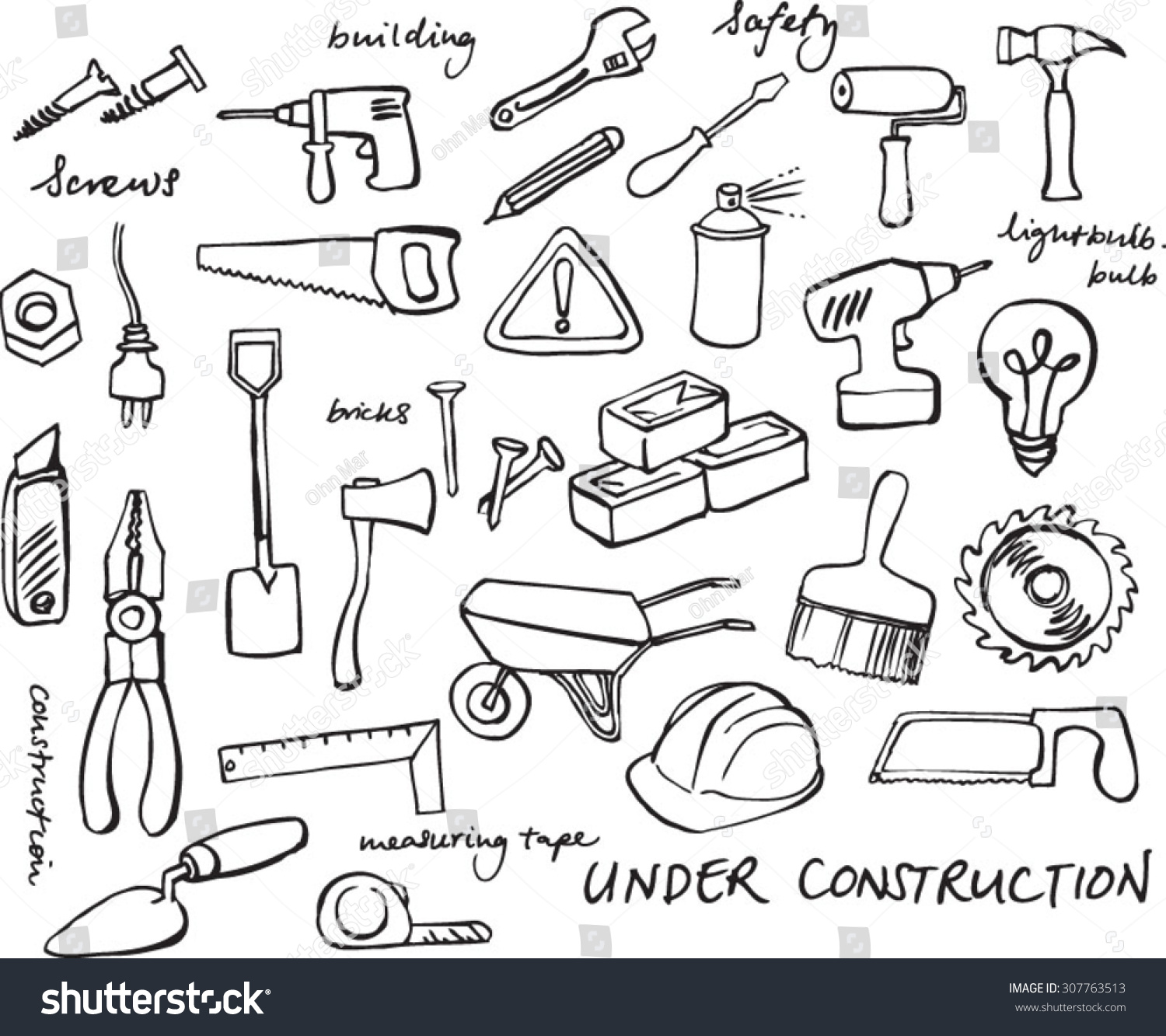 2,405 imágenes de Carpenter tools doodle - Imágenes, fotos y vectores ...