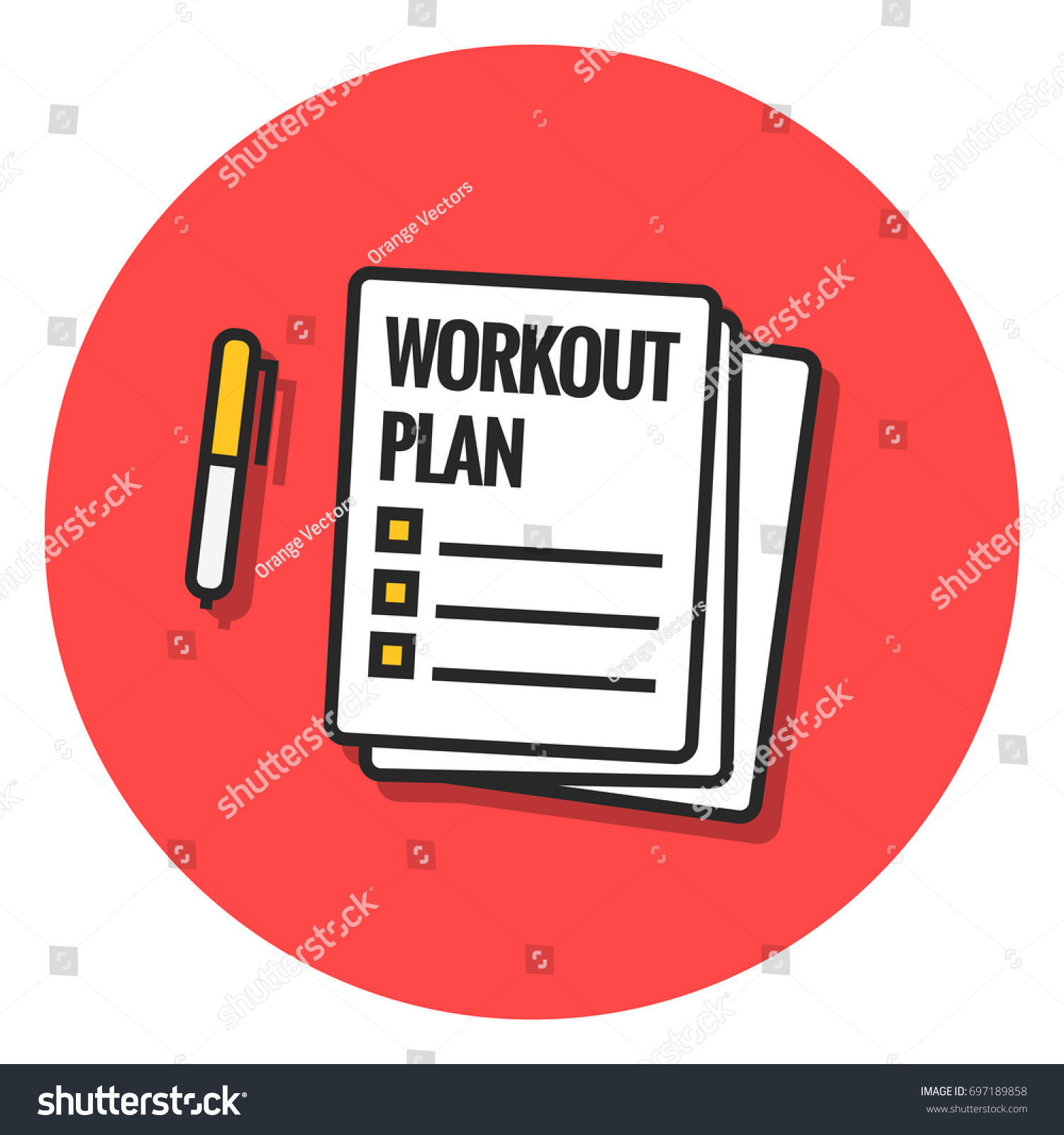 3,064 Workout plan design Images, Stock Photos & Vectors | Shutterstock