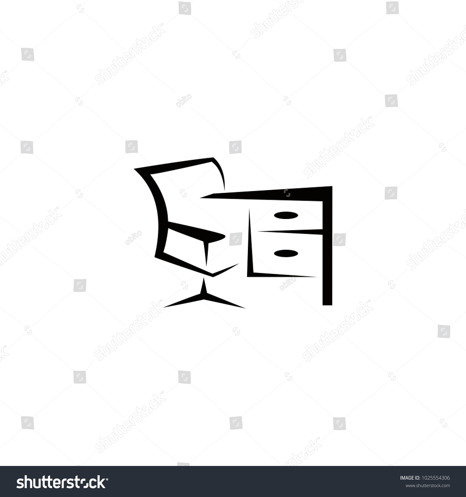 Workplace Logo Vector Graphic Abstract Stock Vector (Royalty Free ...