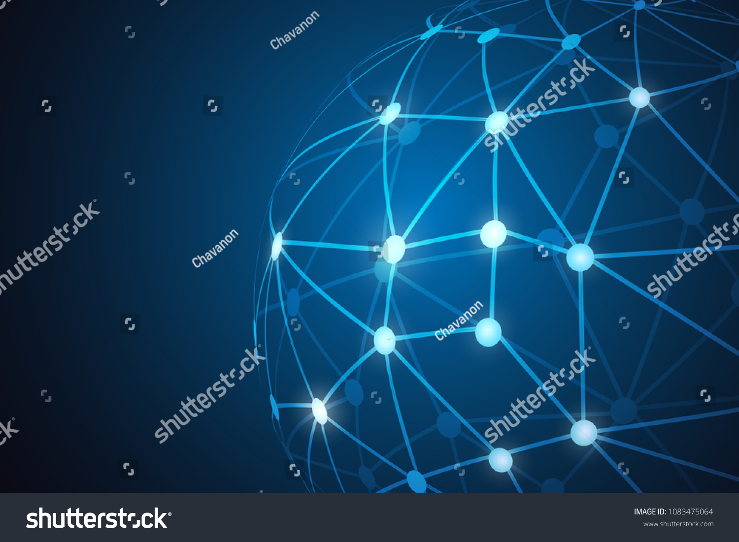 World Connection Design Concept Vector Illustration Stock Vector ...