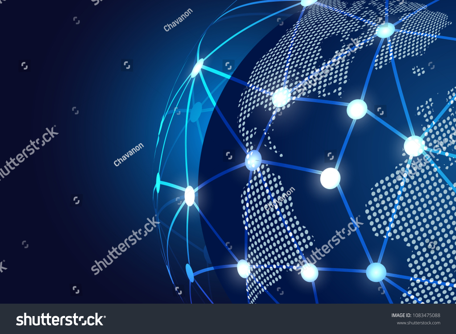 World Connection Design Concept Vector Illustration: vetor stock (livre ...