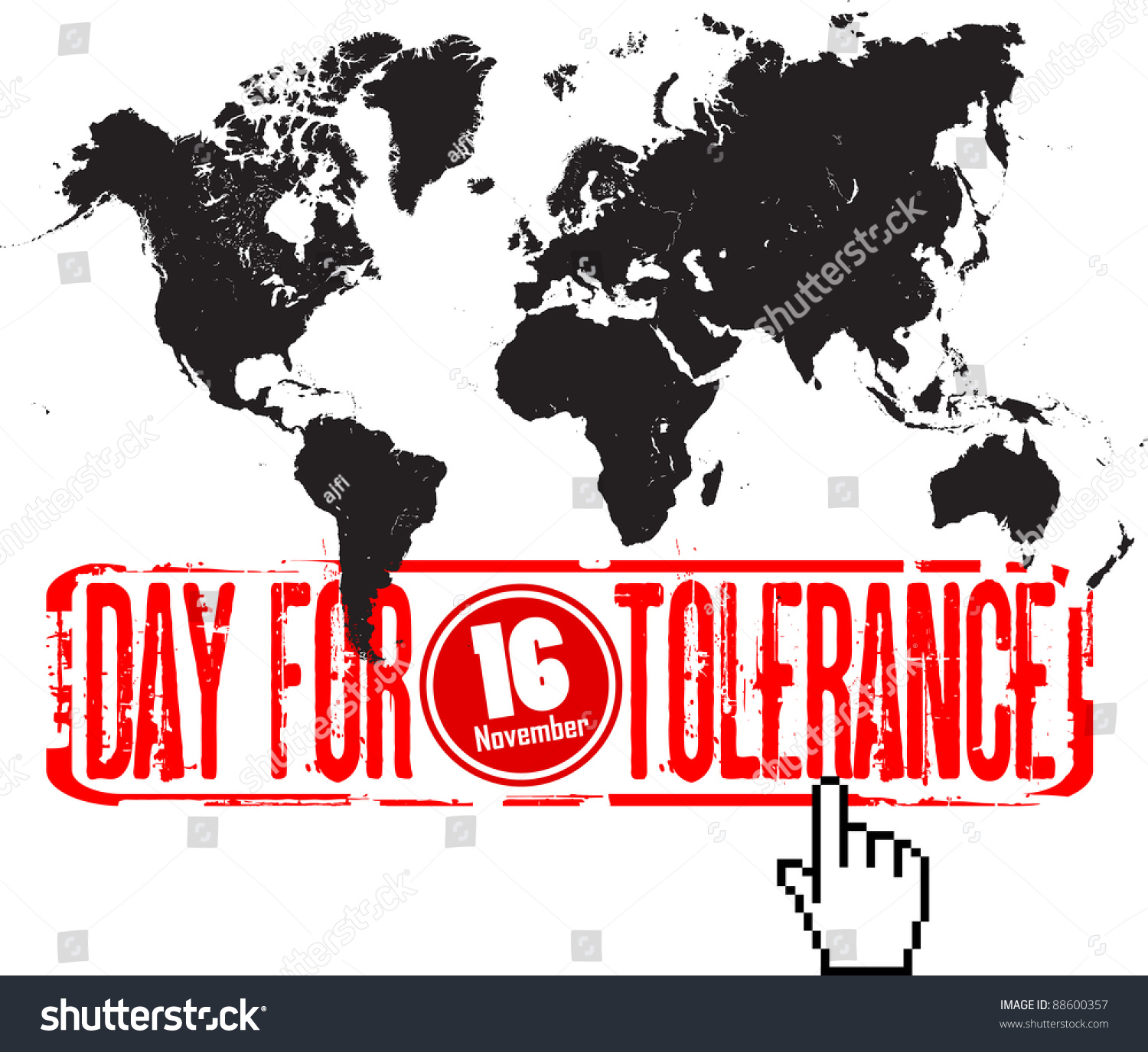 World Day Tolerance Stock Vector (Royalty Free) 88600357