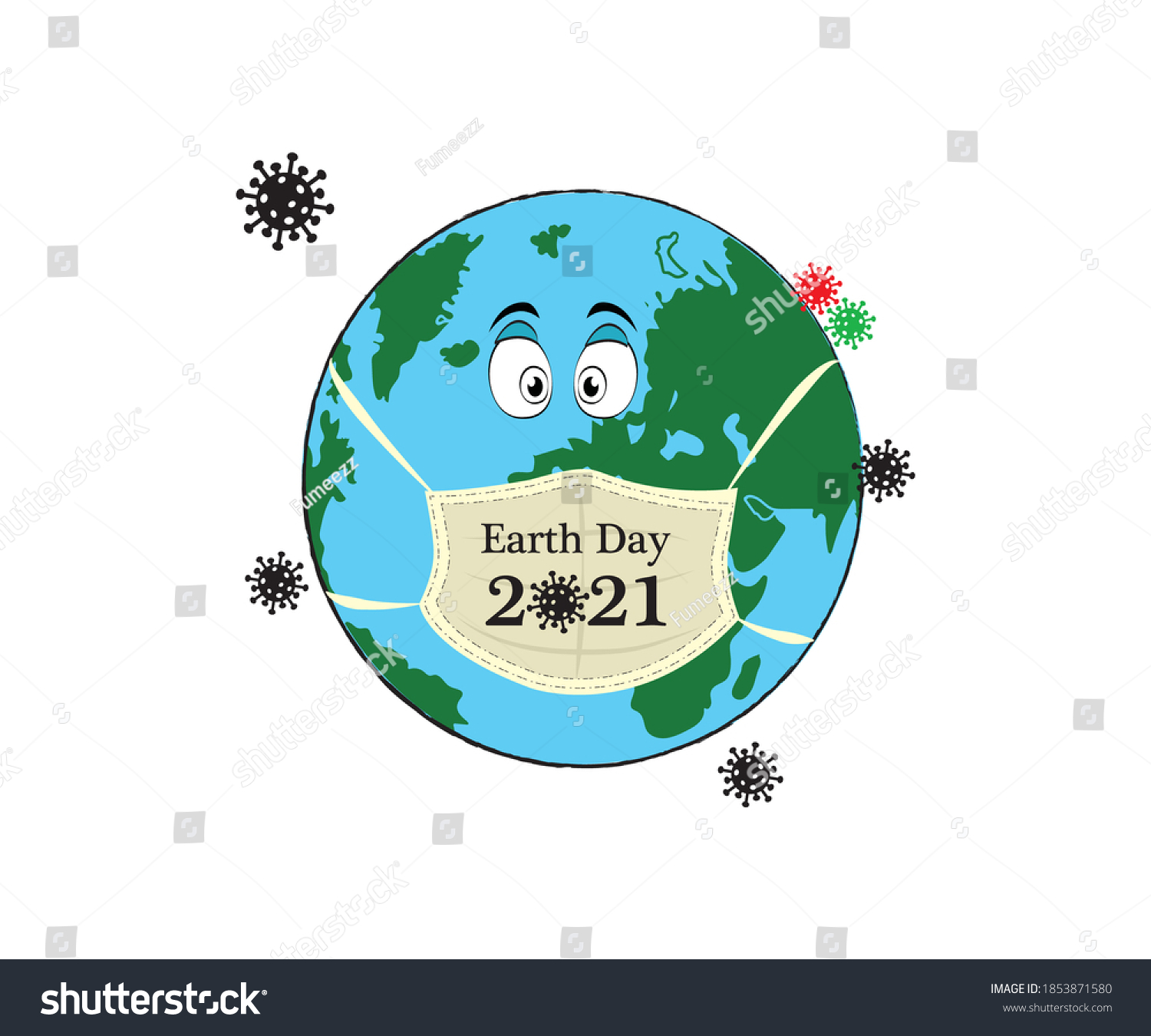 World Earth Day 2021 Illustrator Design Stock Vector (Royalty Free ...