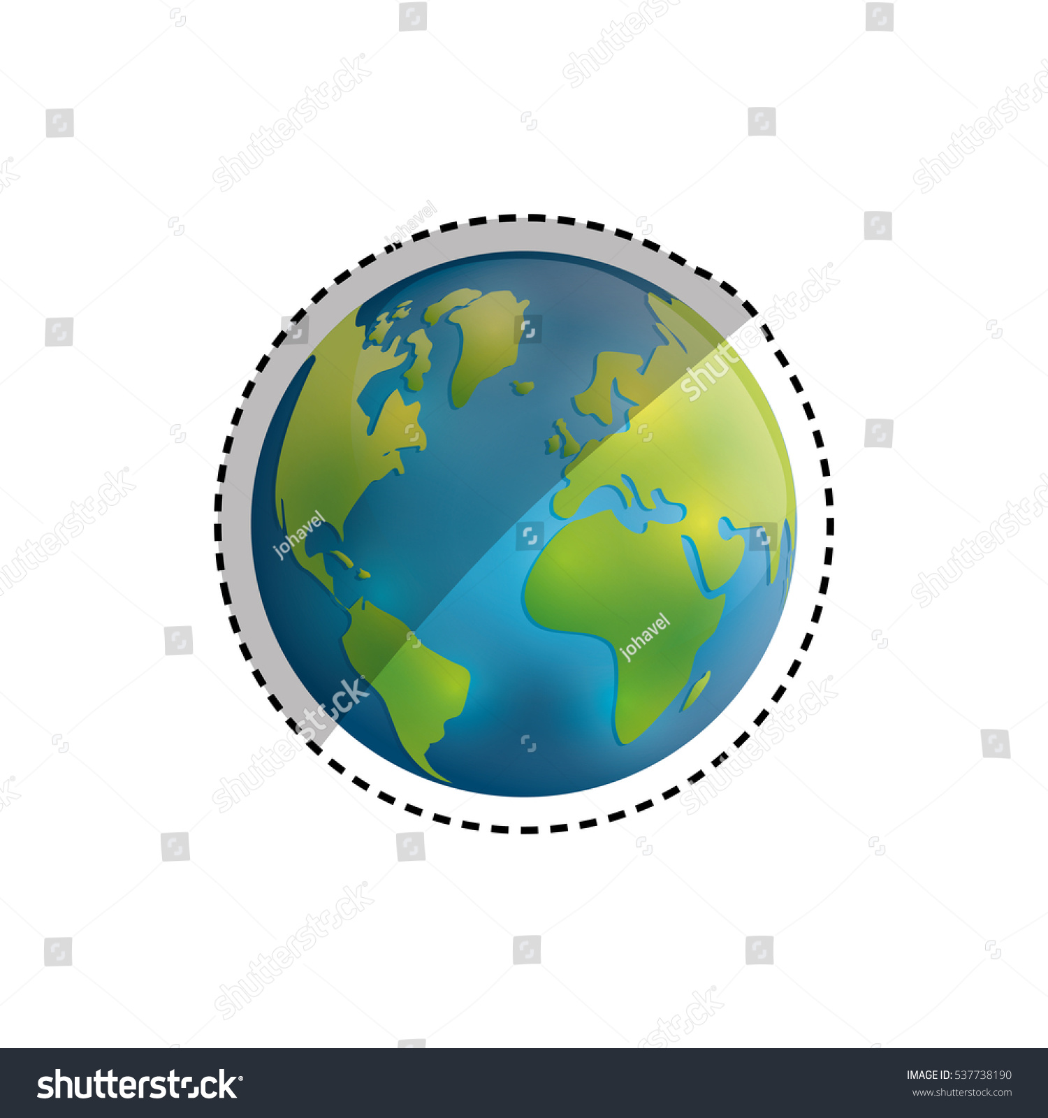 World Earth Map Design Vector Illustration Stock Vector (Royalty Free ...