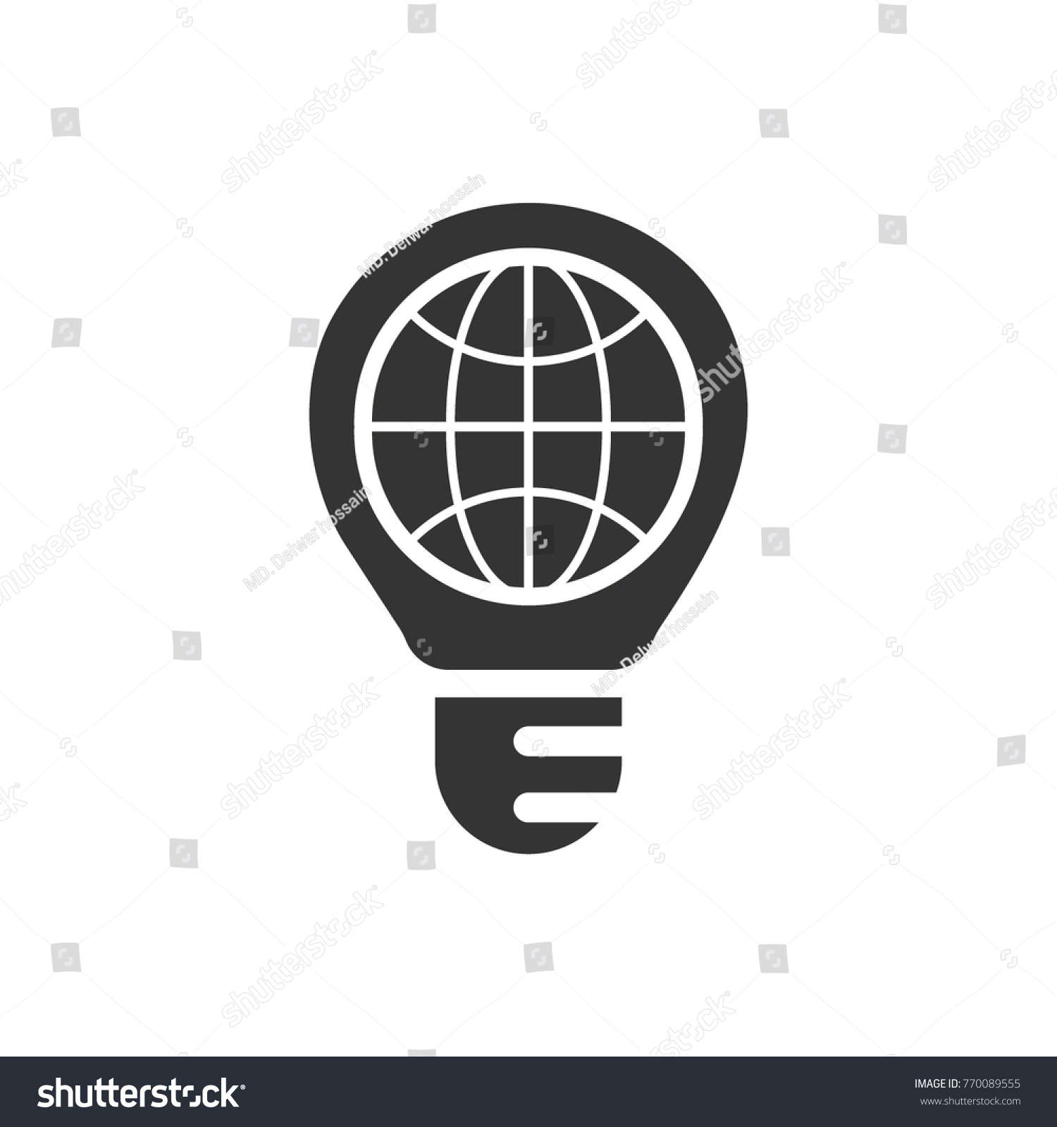 World Electricity Icon Stock Vector (Royalty Free) 770089555 | Shutterstock