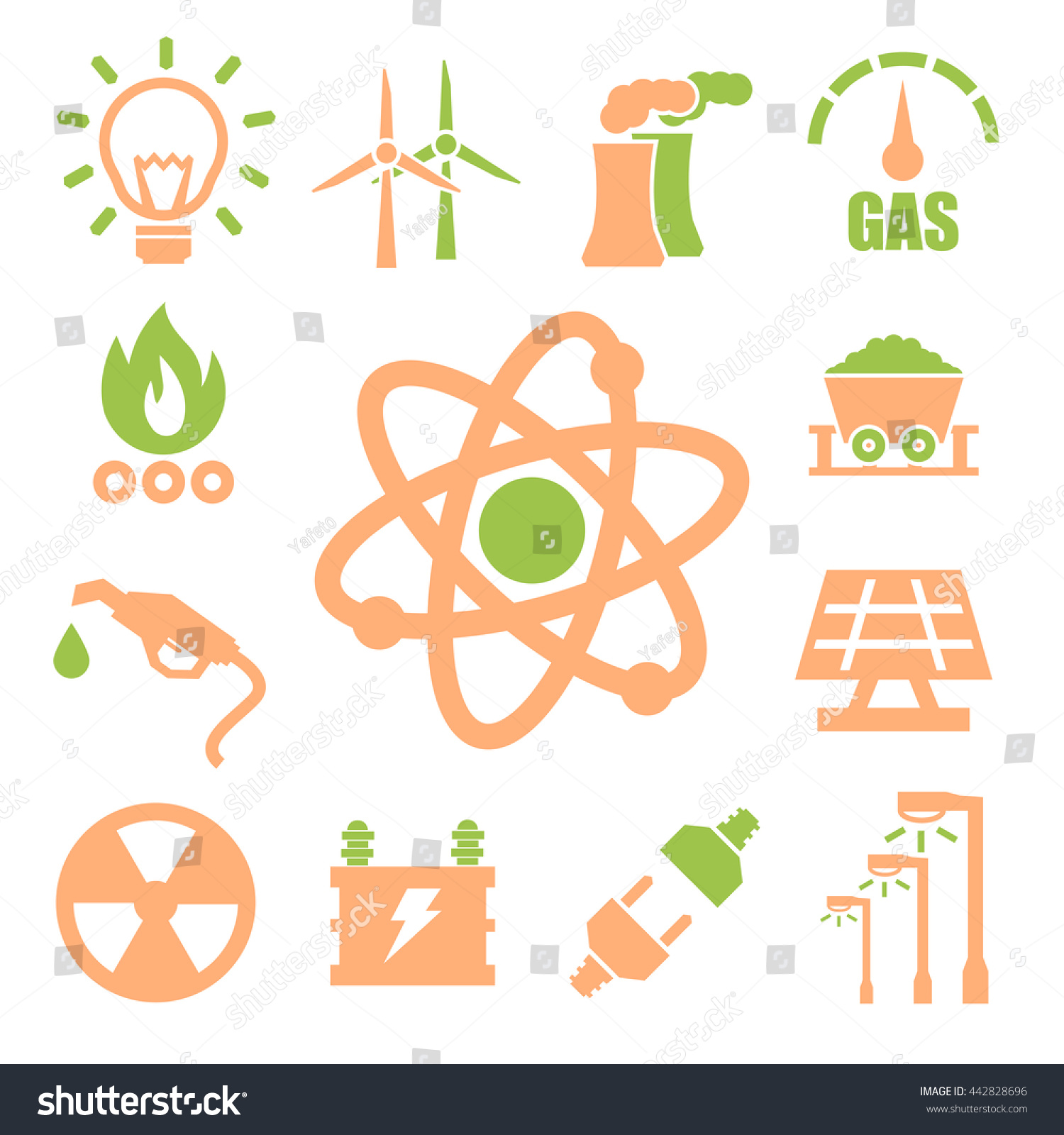 World Energy Icon Set Stock Vector (Royalty Free) 442828696 | Shutterstock