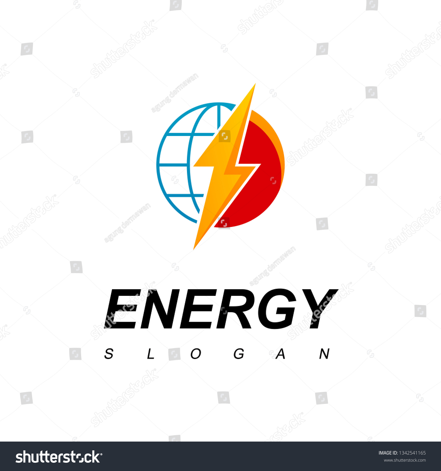 World Energy Logo Stock Vector (Royalty Free) 1342541165