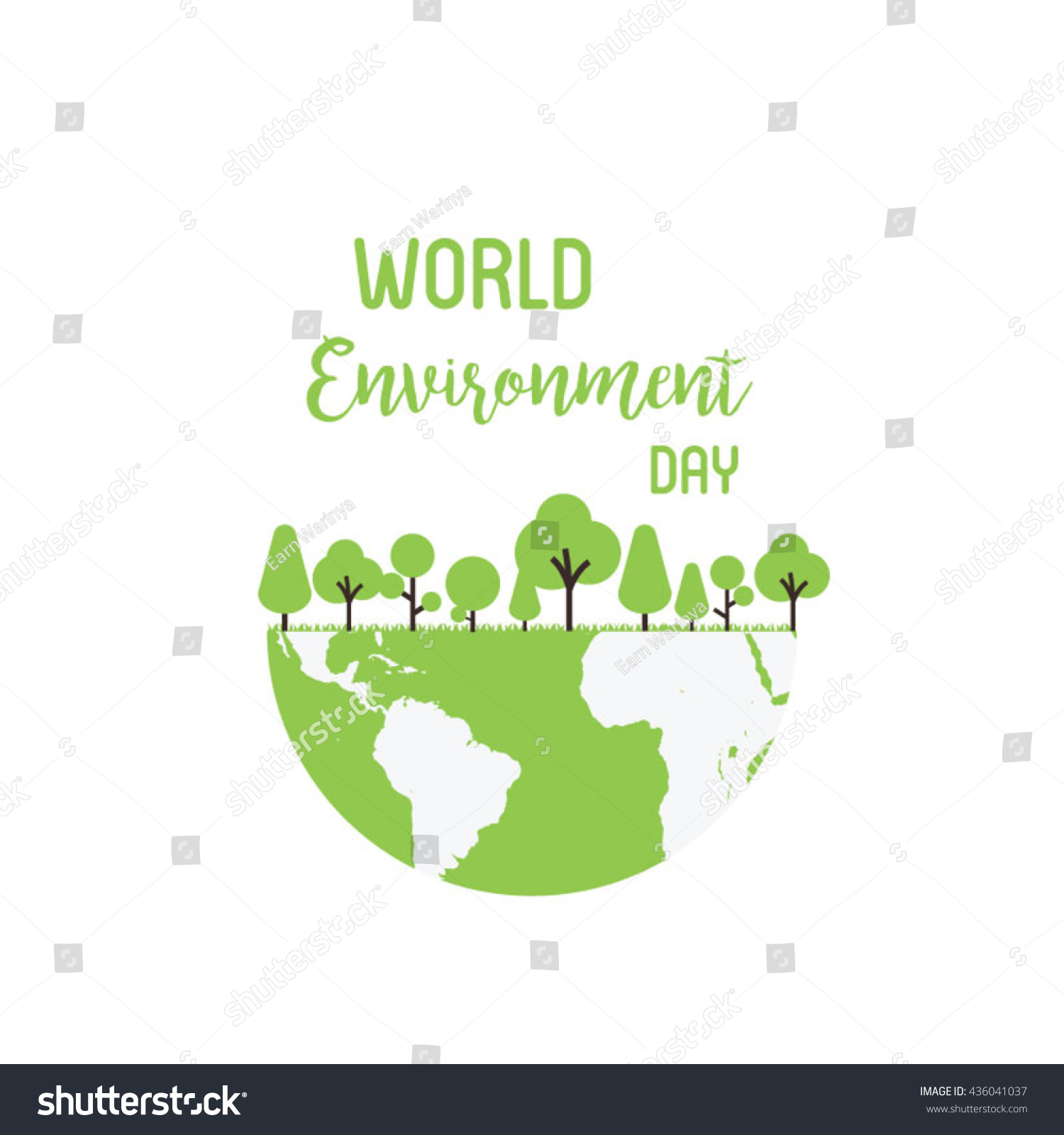 World Environment Day Stock Vector (Royalty Free) 436041037 | Shutterstock