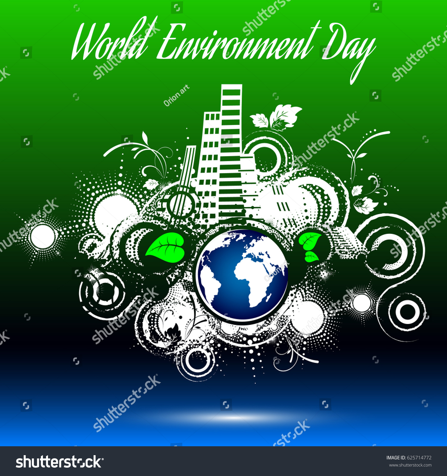 World Environment Day Abstract Background Vector Stock Vector (Royalty ...