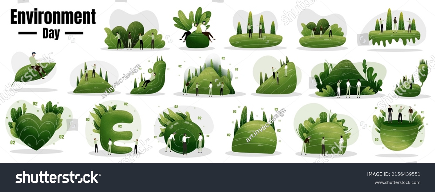 World Environment Day Illustration Vector Stock Vector (Royalty Free ...